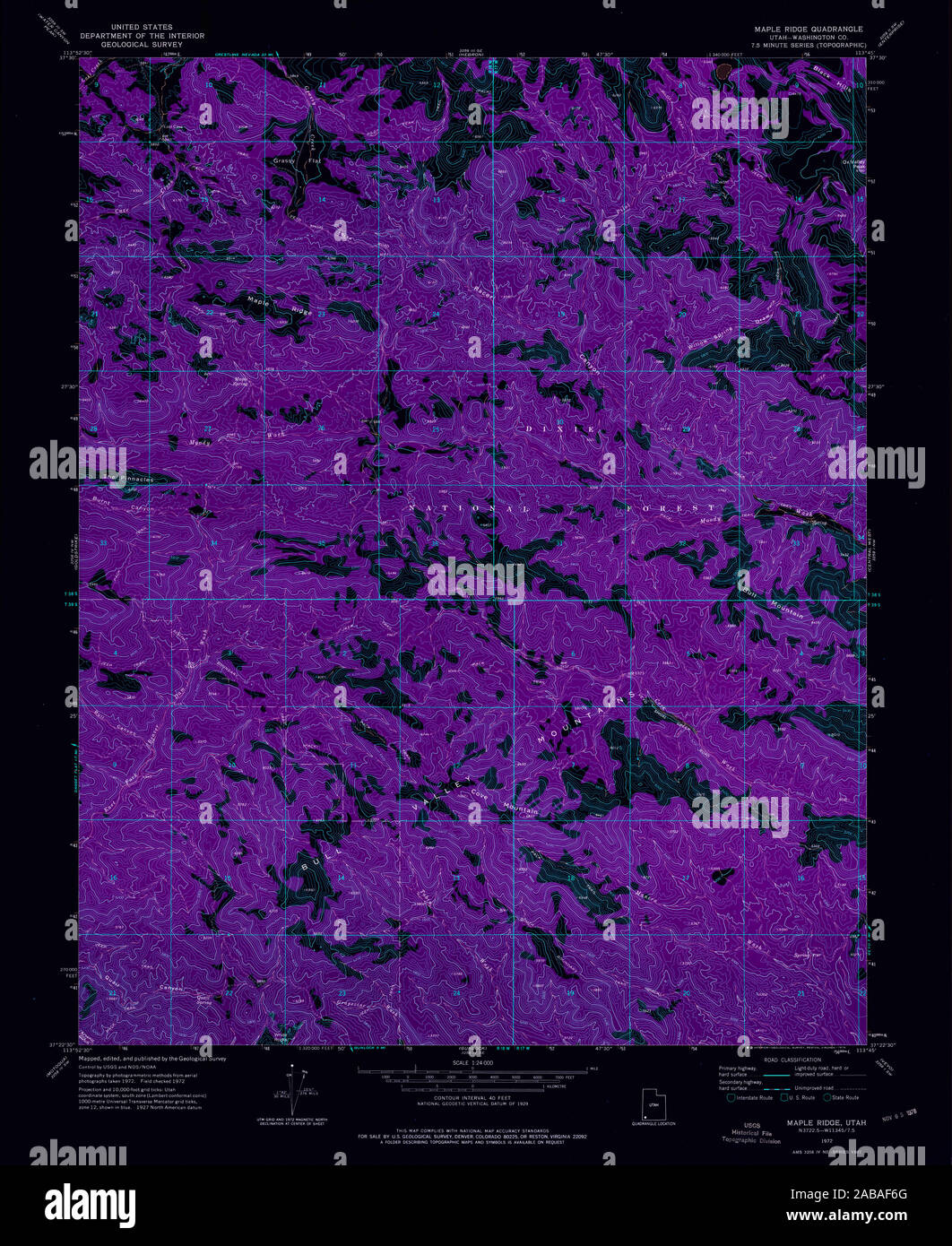 Maple ridge map hi-res stock photography and images - Alamy