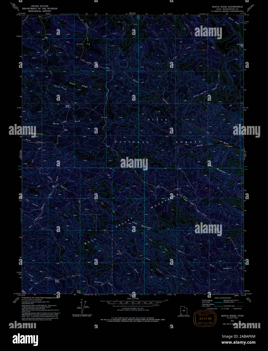 Maple ridge map hi-res stock photography and images - Alamy