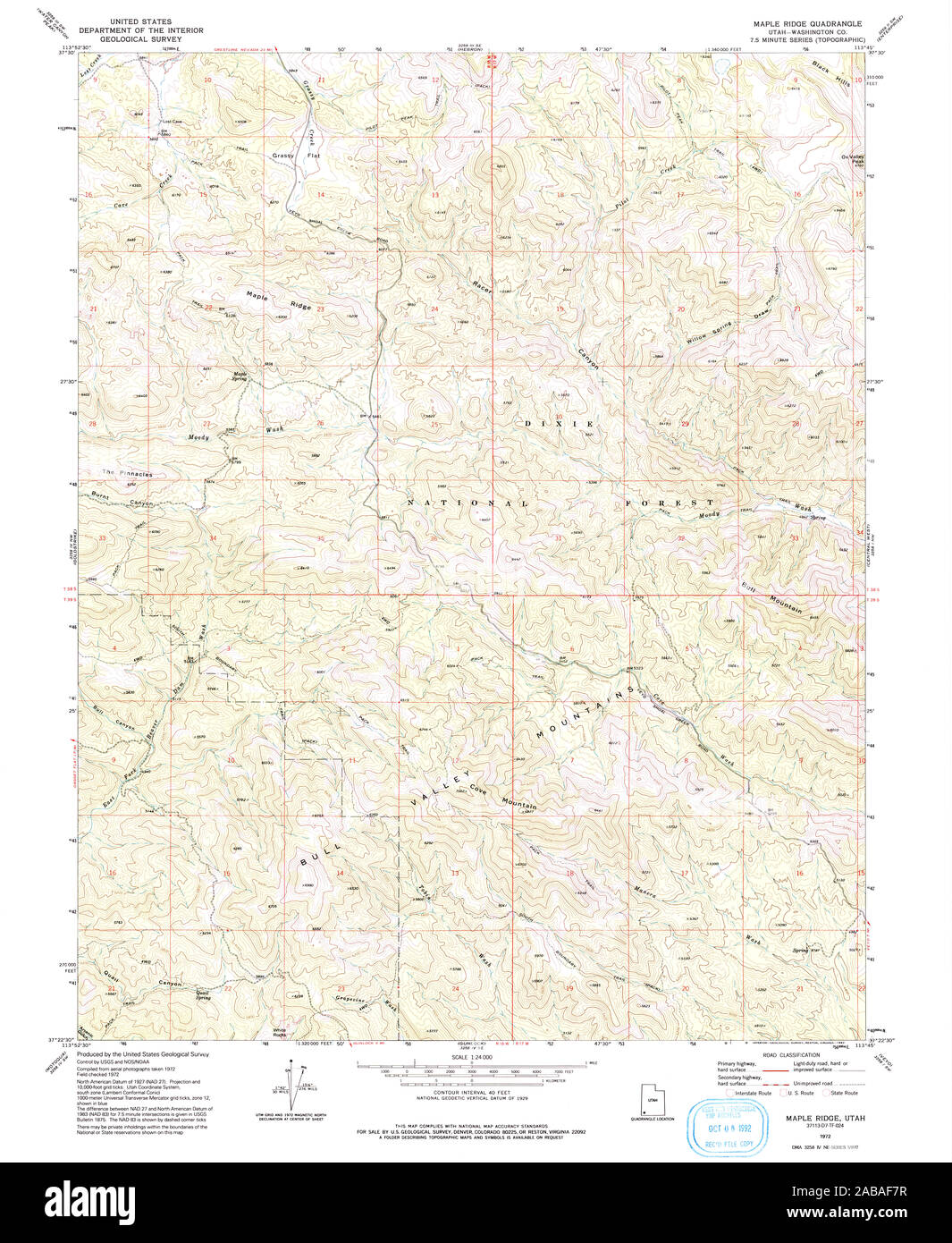 Maple ridge map hi-res stock photography and images - Alamy