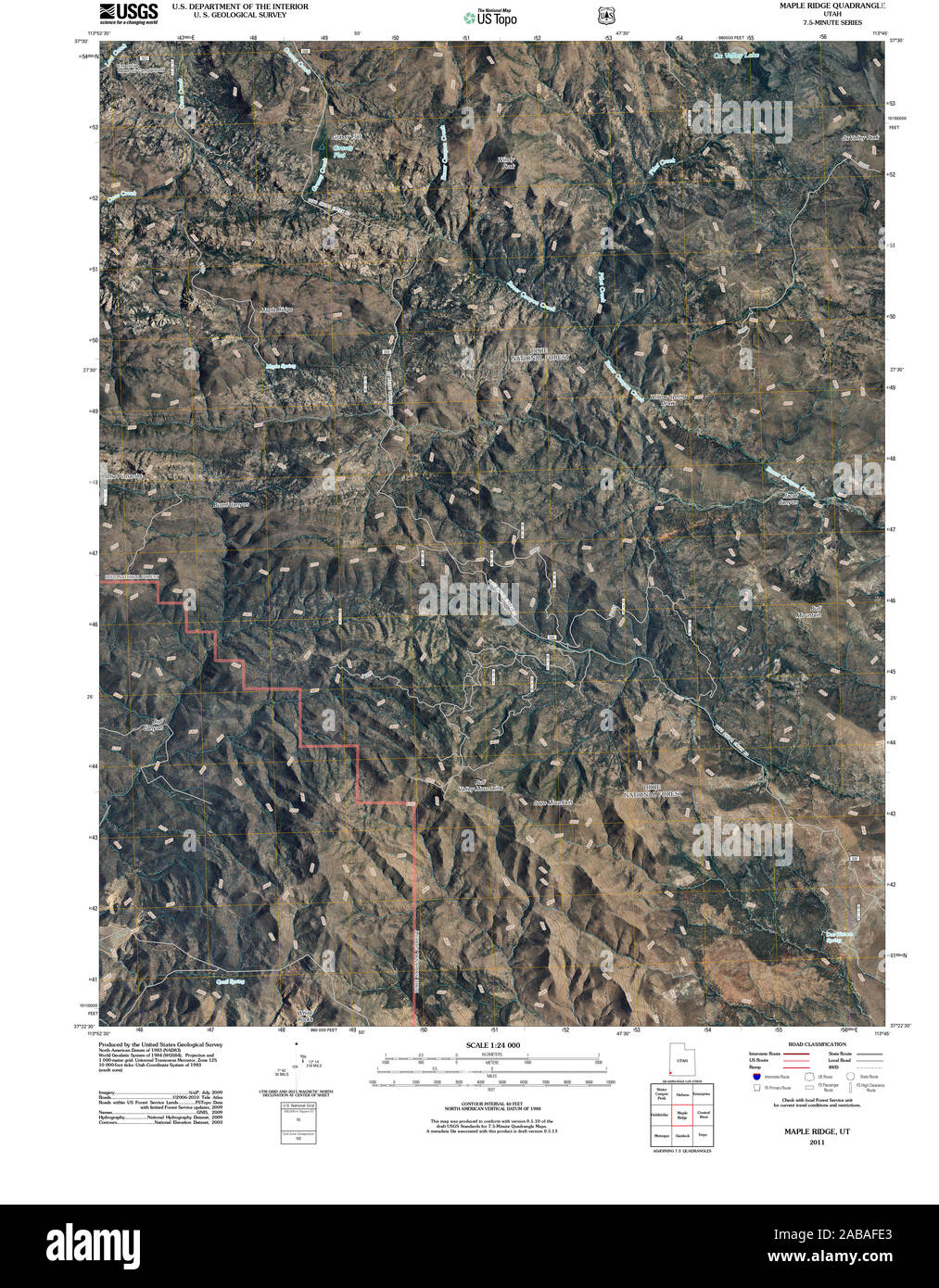Maple ridge map hi-res stock photography and images - Alamy