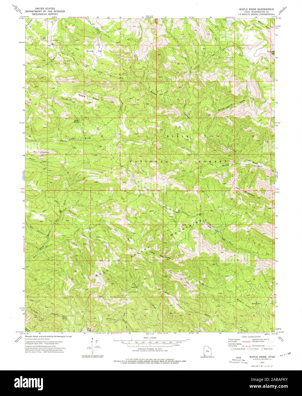 Maple ridge map hi-res stock photography and images - Alamy