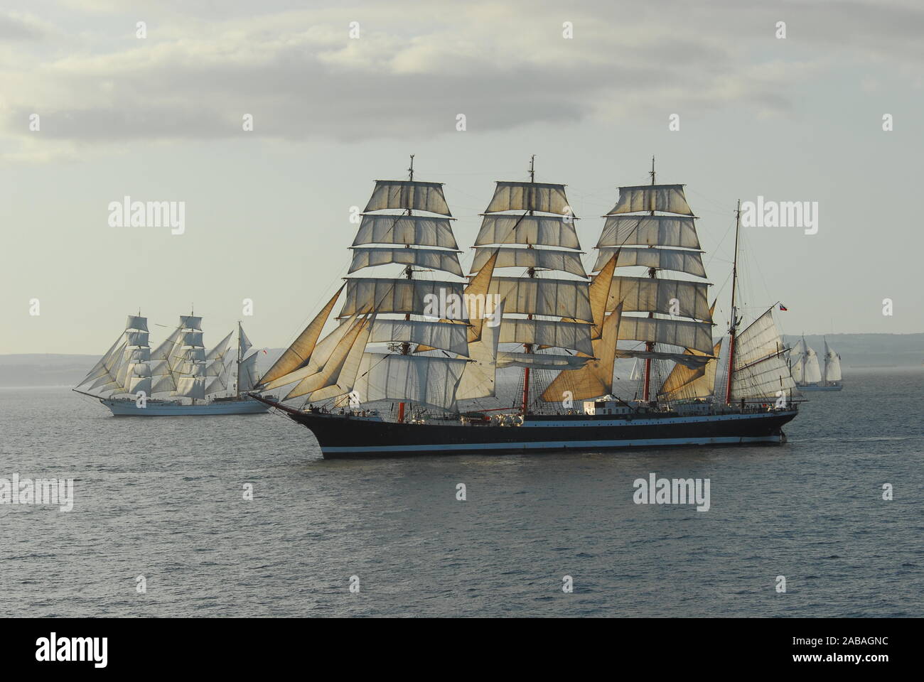 STS Sedov, a four masteed barque partisipating in the Tall Ships Race ...