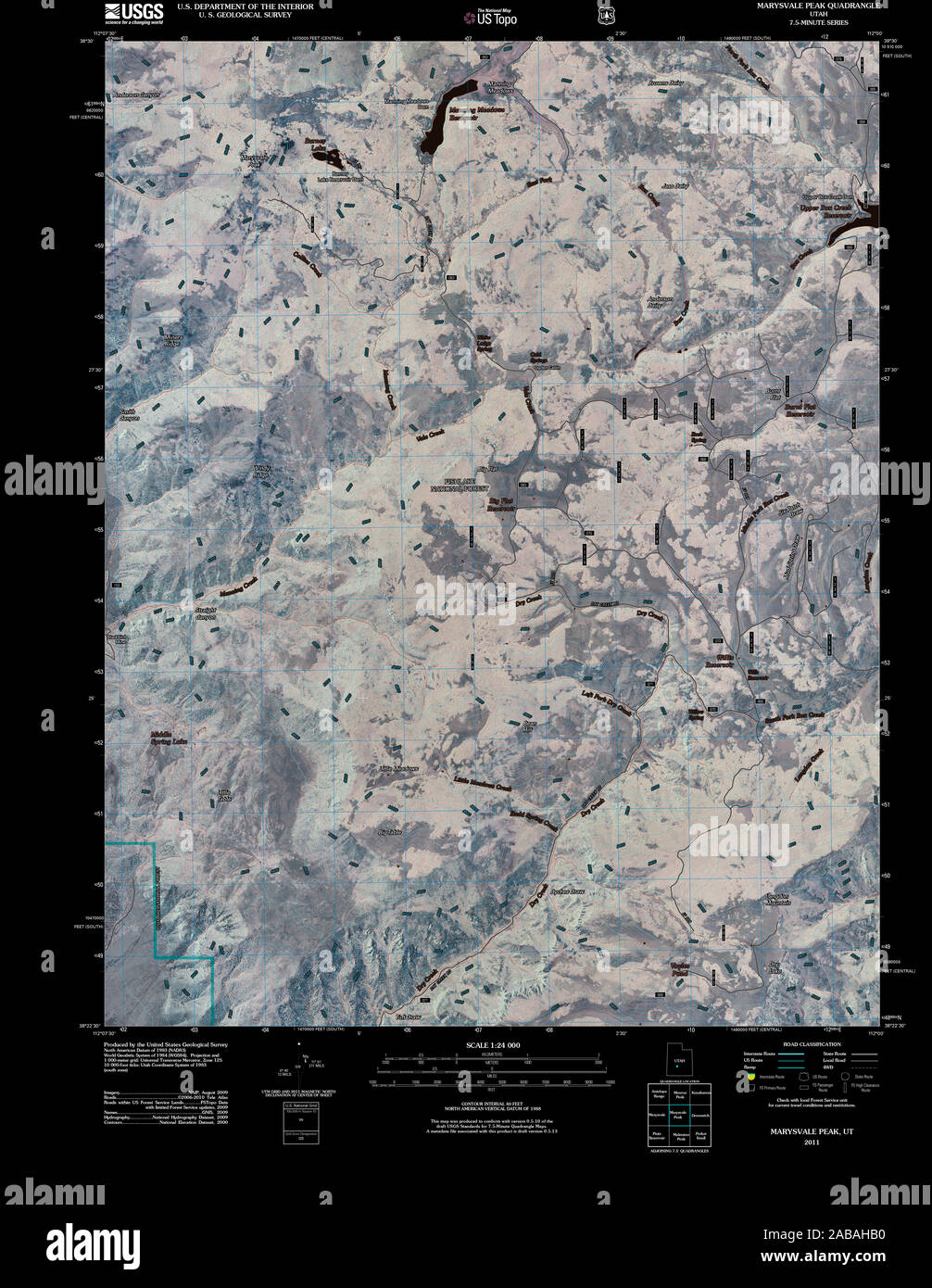 Map of marysvale hi-res stock photography and images - Alamy