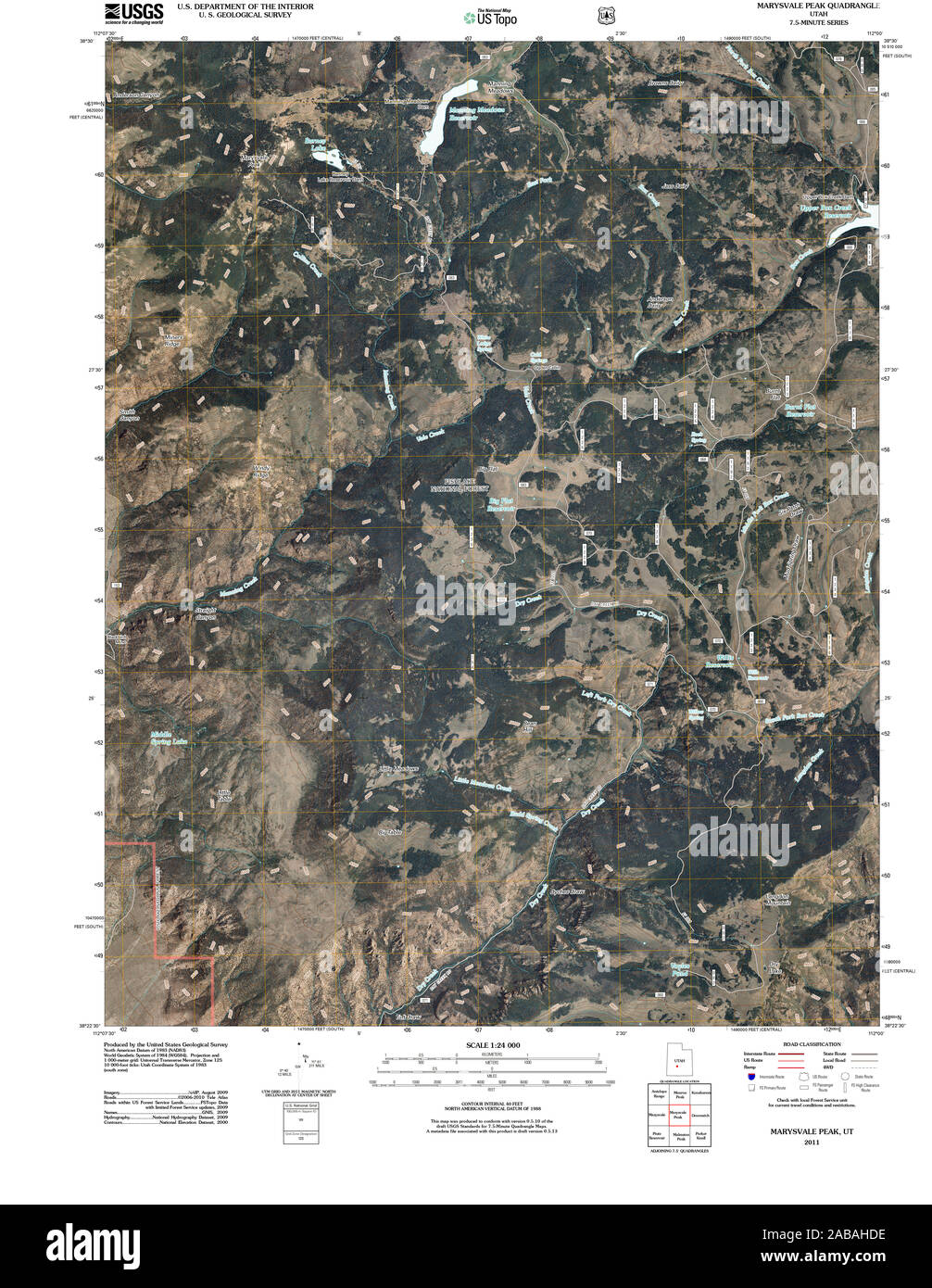 Map of marysvale hi-res stock photography and images - Alamy