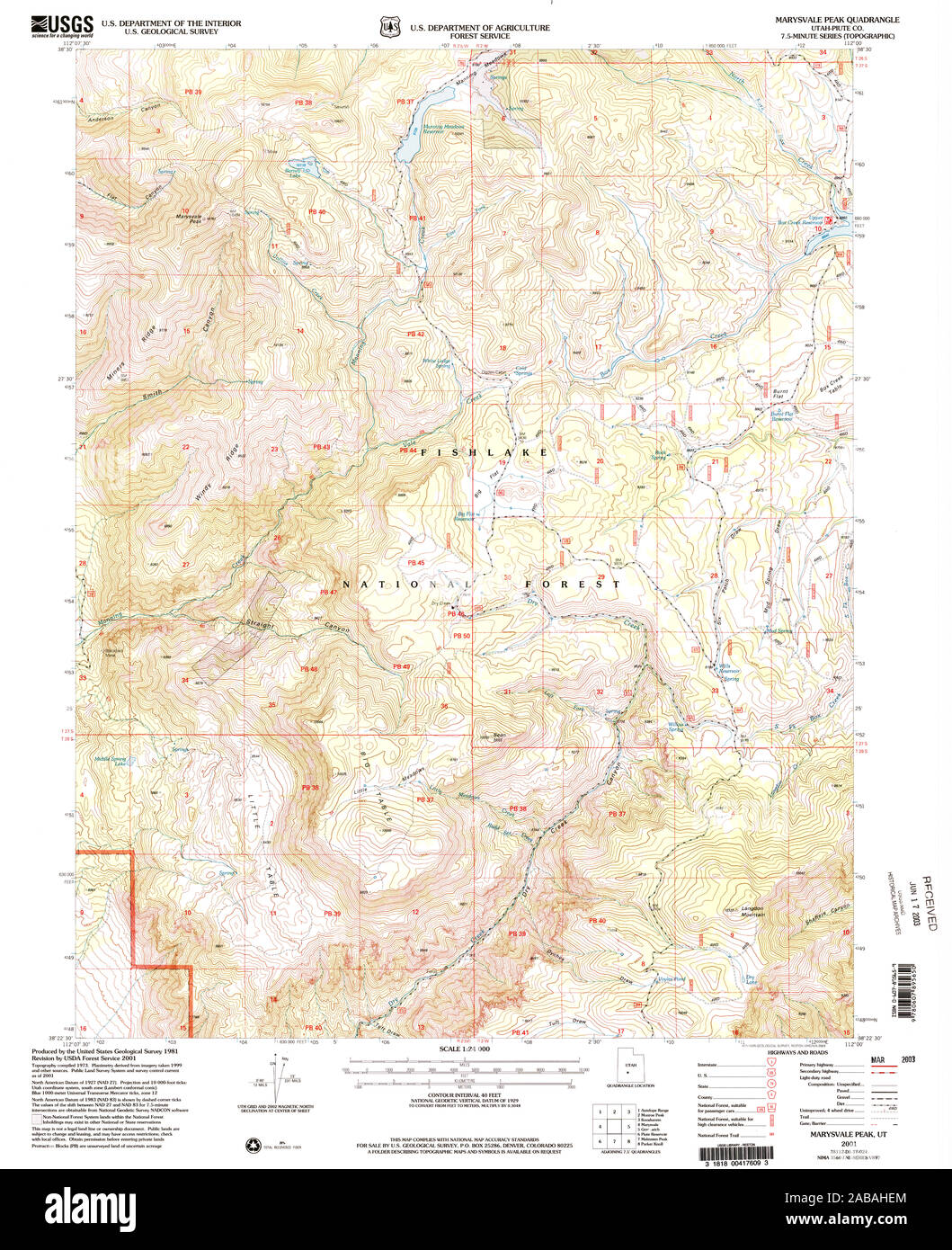 Marysvale map hi-res stock photography and images - Alamy