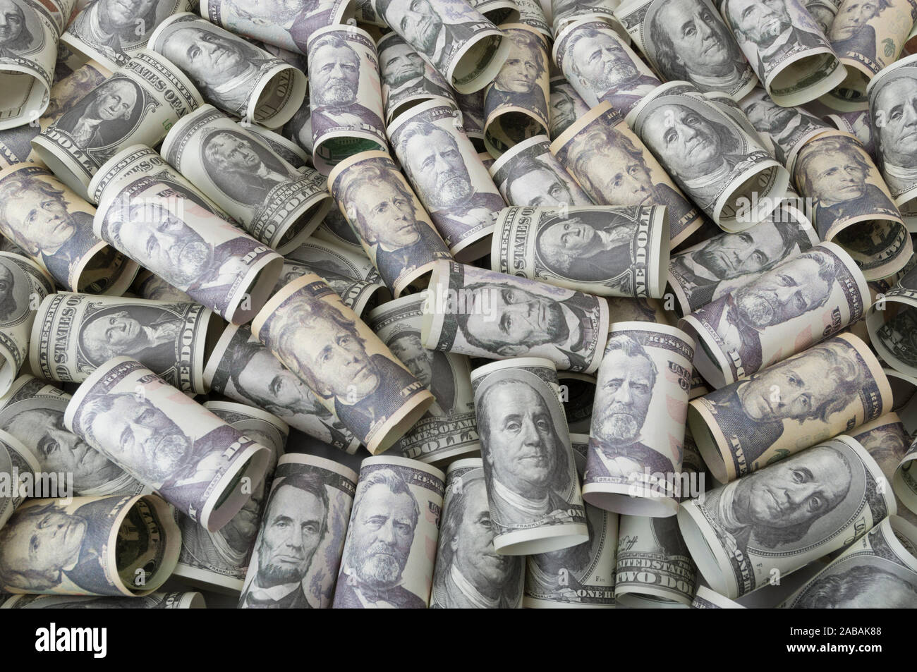 Masses of us dollars hi-res stock photography and images - Alamy