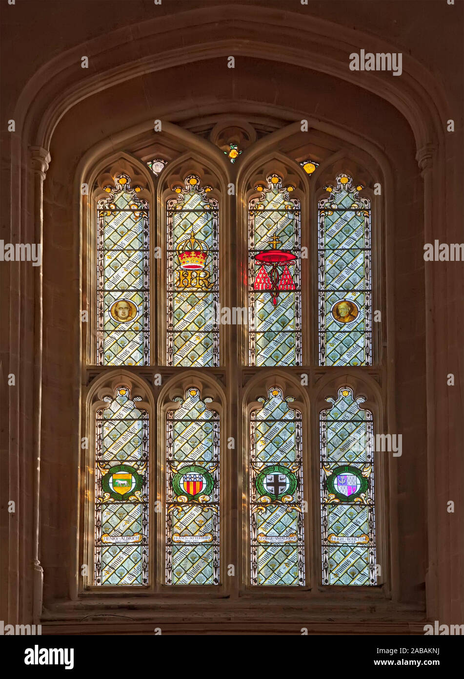 Colourful church window hi-res stock photography and images - Alamy