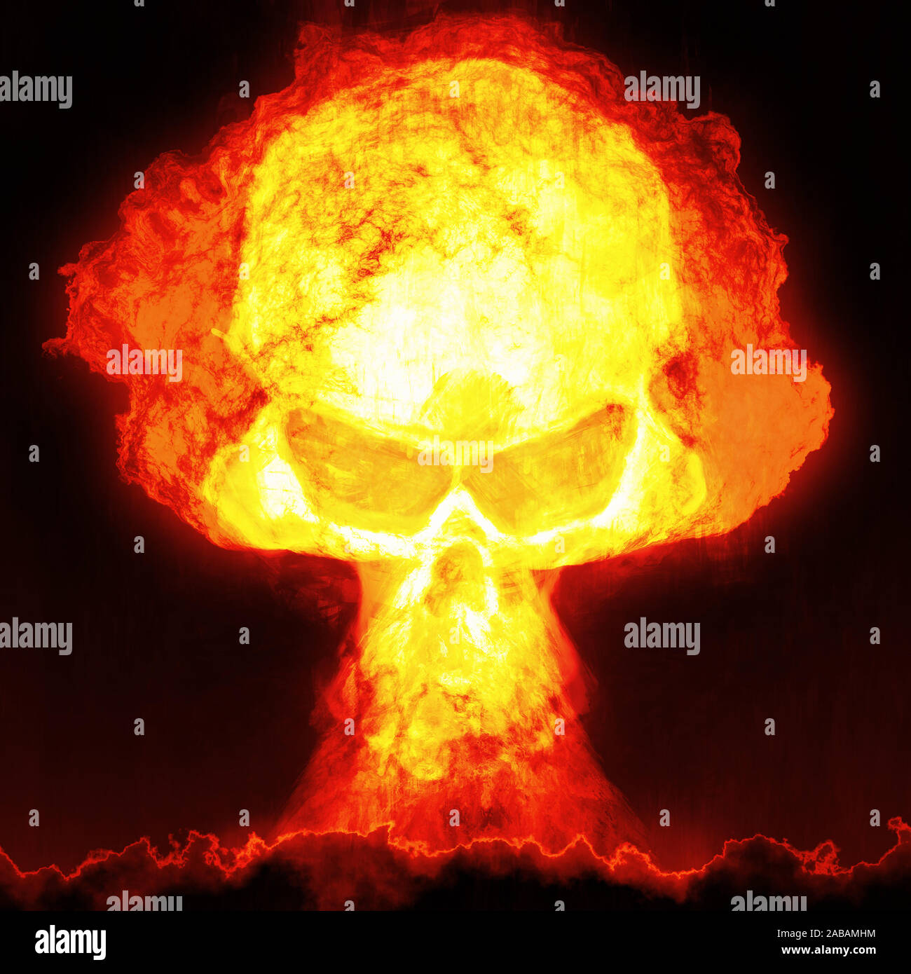 Explosion einer Atombombe Stock Photo - Alamy