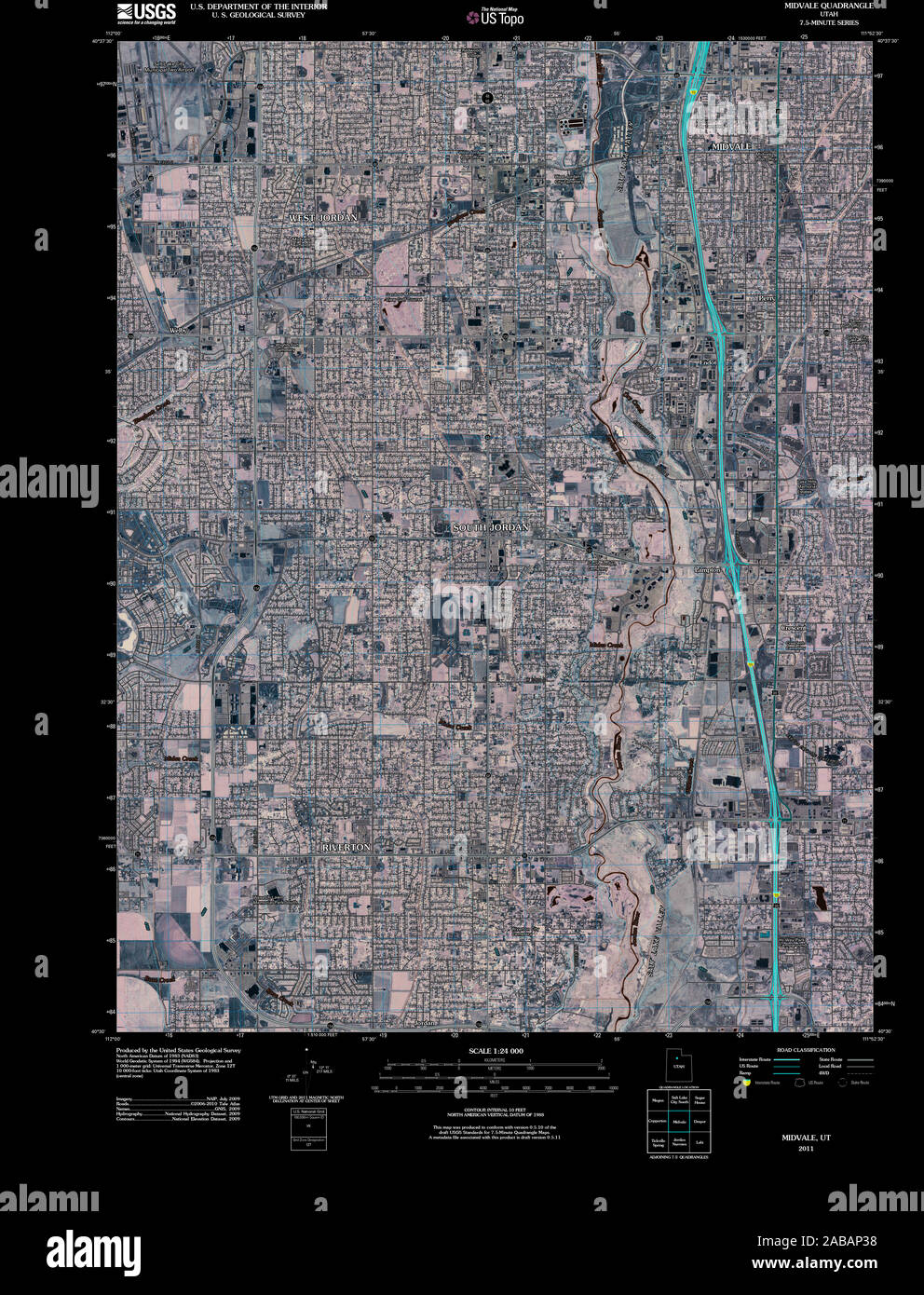 Map of midvale hi-res stock photography and images - Alamy