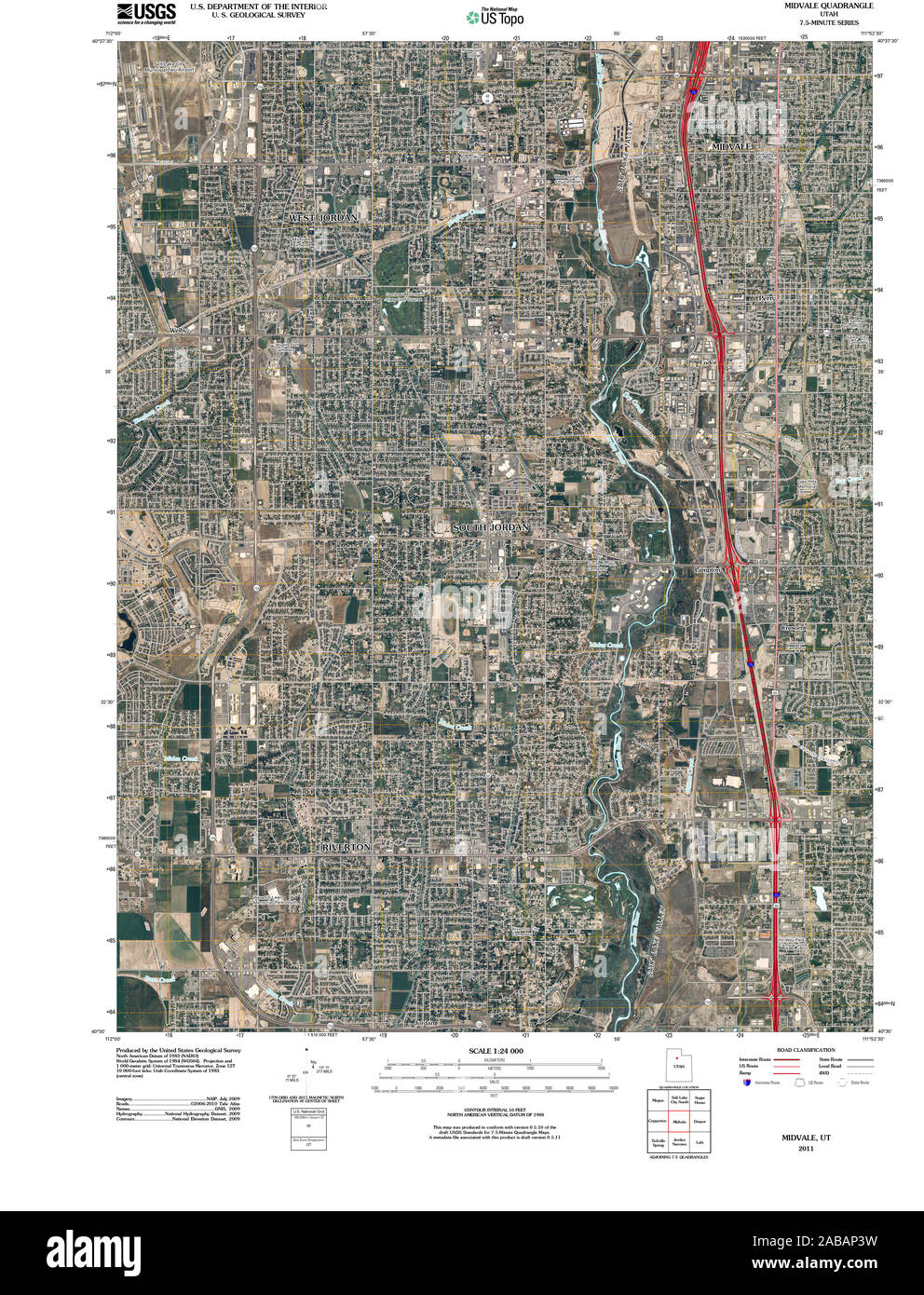 Map of midvale hi-res stock photography and images - Alamy