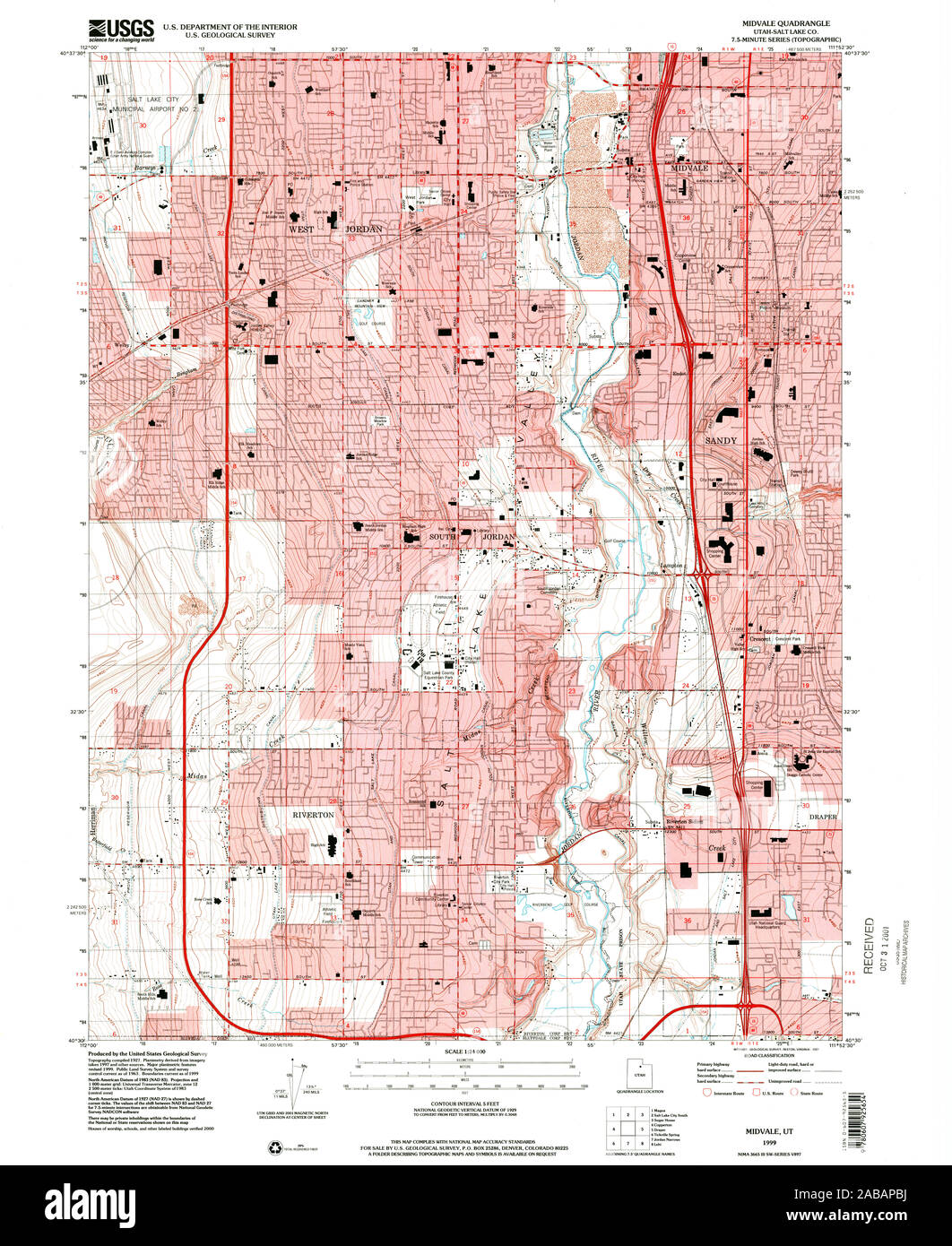 Map of midvale hi-res stock photography and images - Alamy