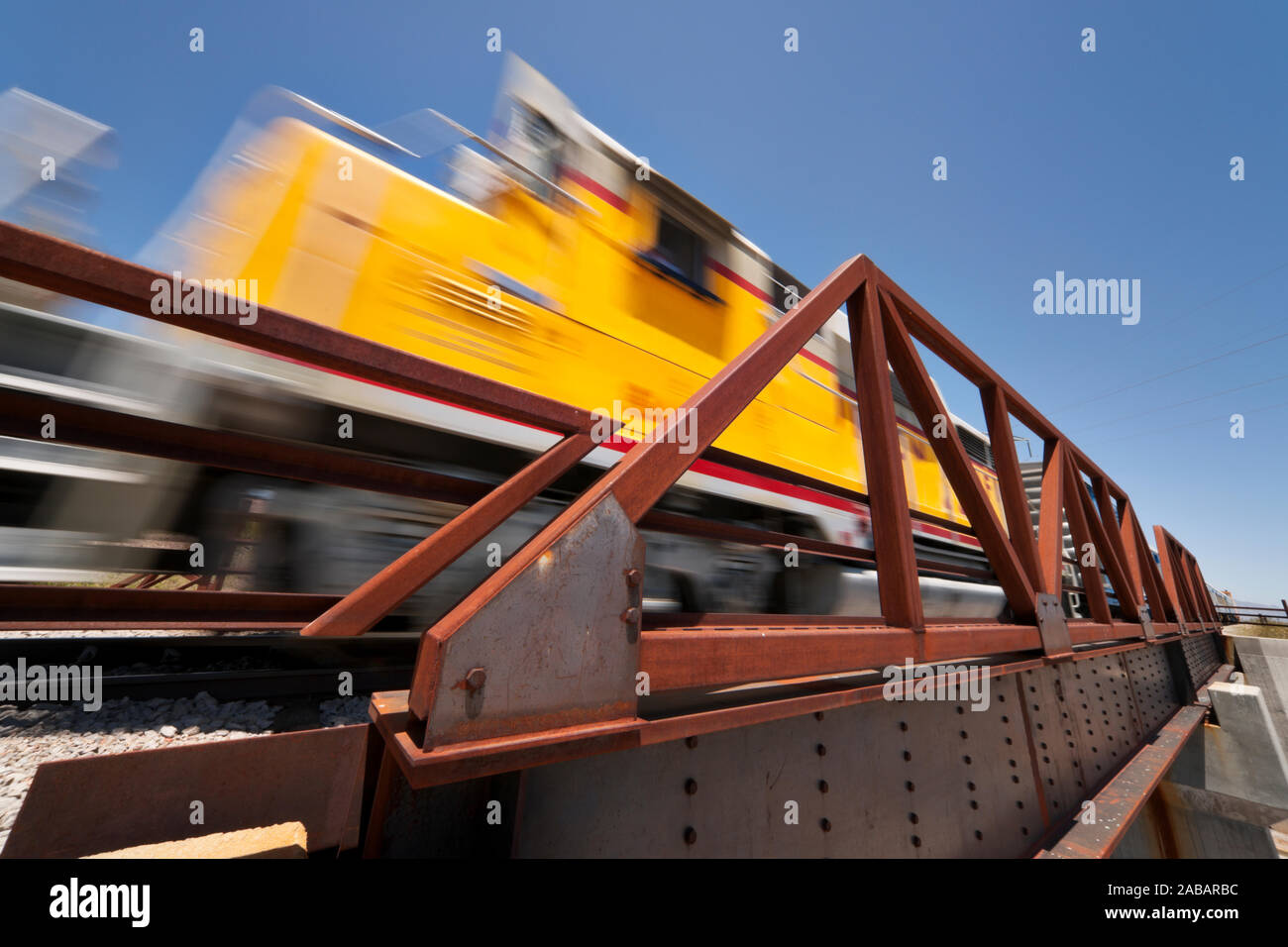 Moving down the tracks hi-res stock photography and images - Alamy