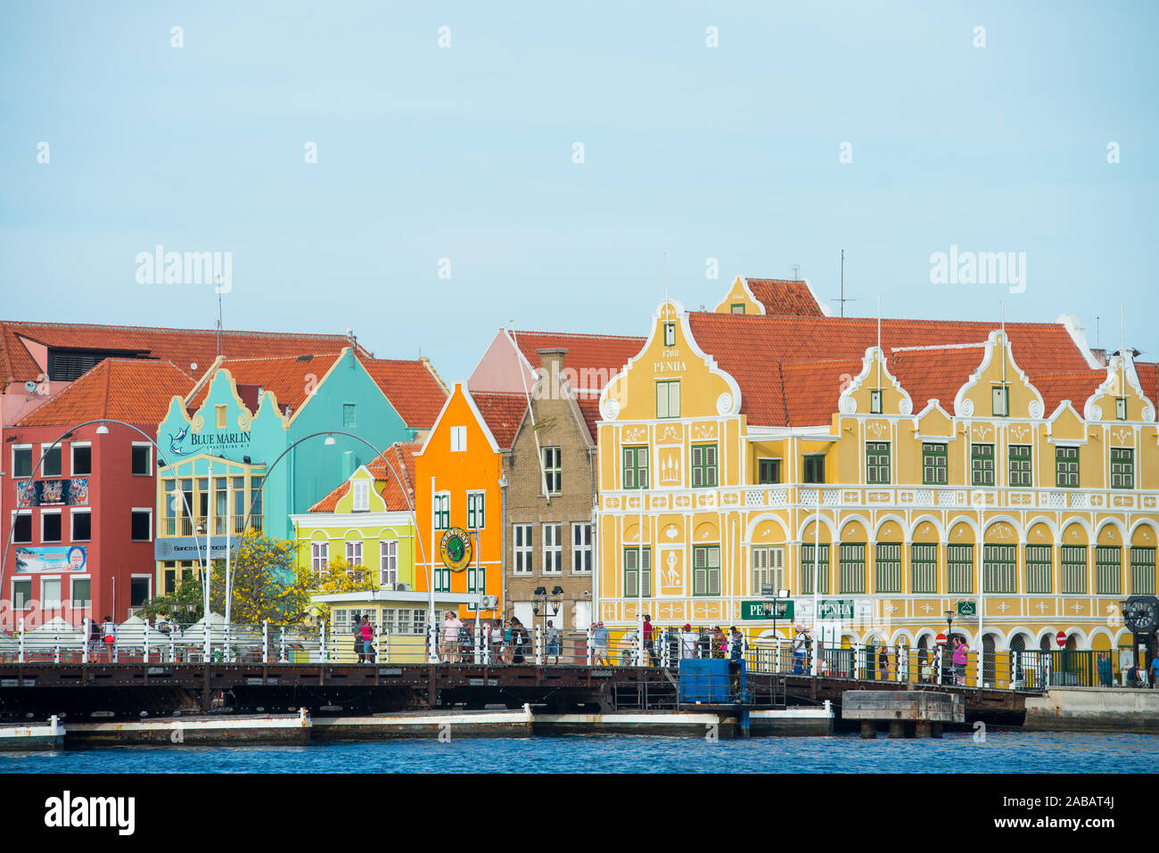 Curacao / Curacao - 05.03.2013. View of the colorful houses of Curacao ...
