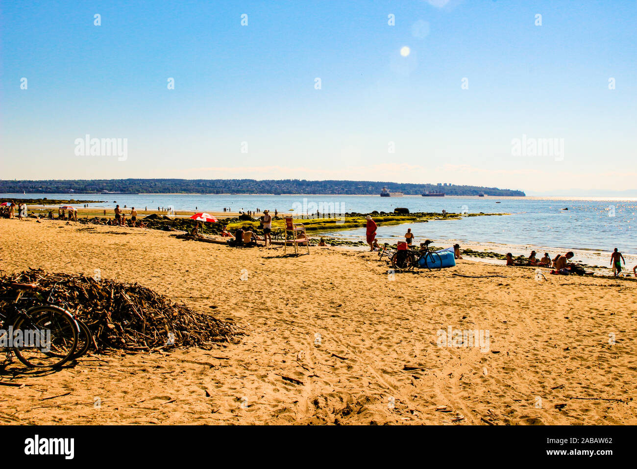 Third Beach - Vancouver, Canada. Third beach along Stanley Park in ...