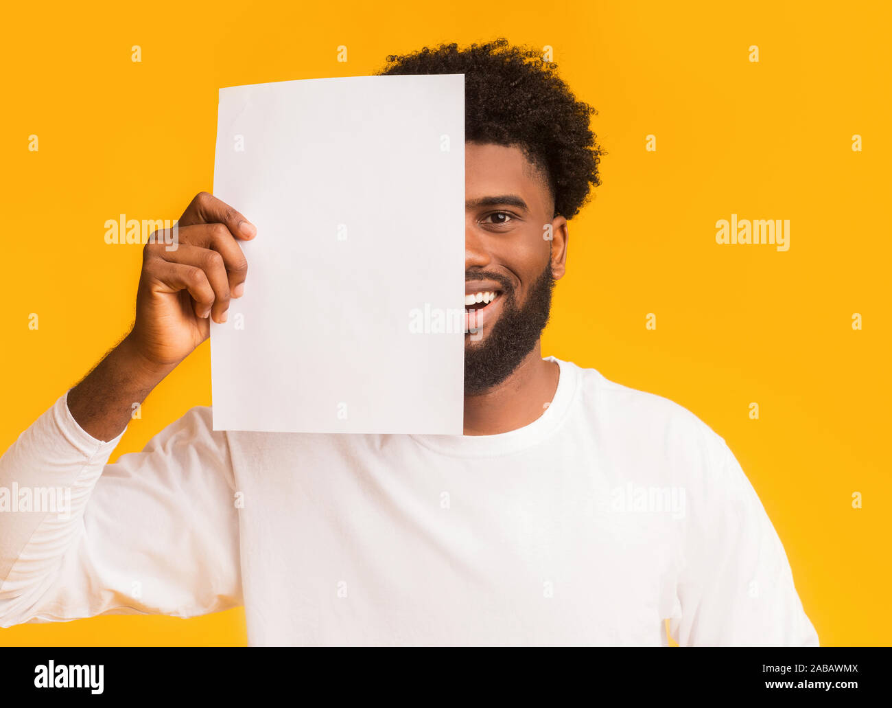 Mask covering half face hi-res stock photography and images - Alamy