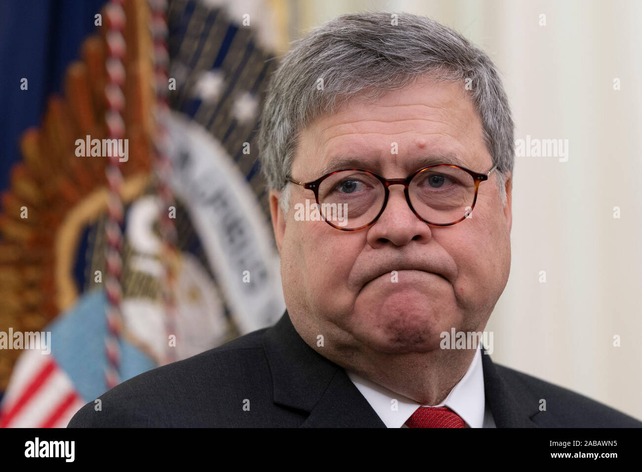 William barr in oval office hi-res stock photography and images - Alamy