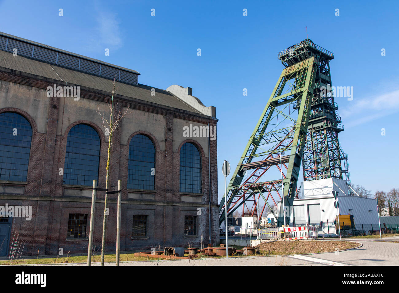 Pit frame of shaft 2, the former colliery sovereign Leopold, in Dorsten ...