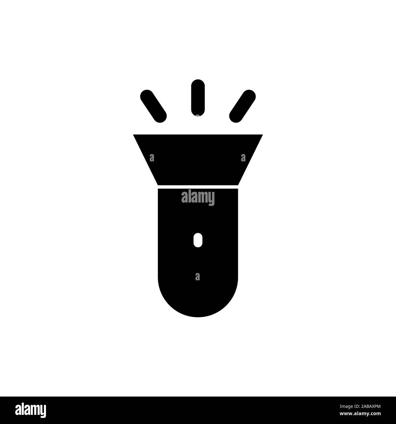 flashlight icon vector Stock Vector Image & Art - Alamy