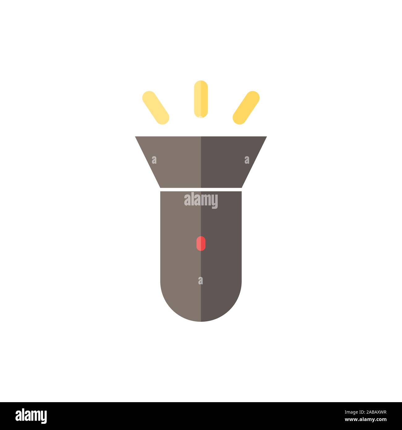 flashlight icon vector color Stock Vector Image & Art - Alamy