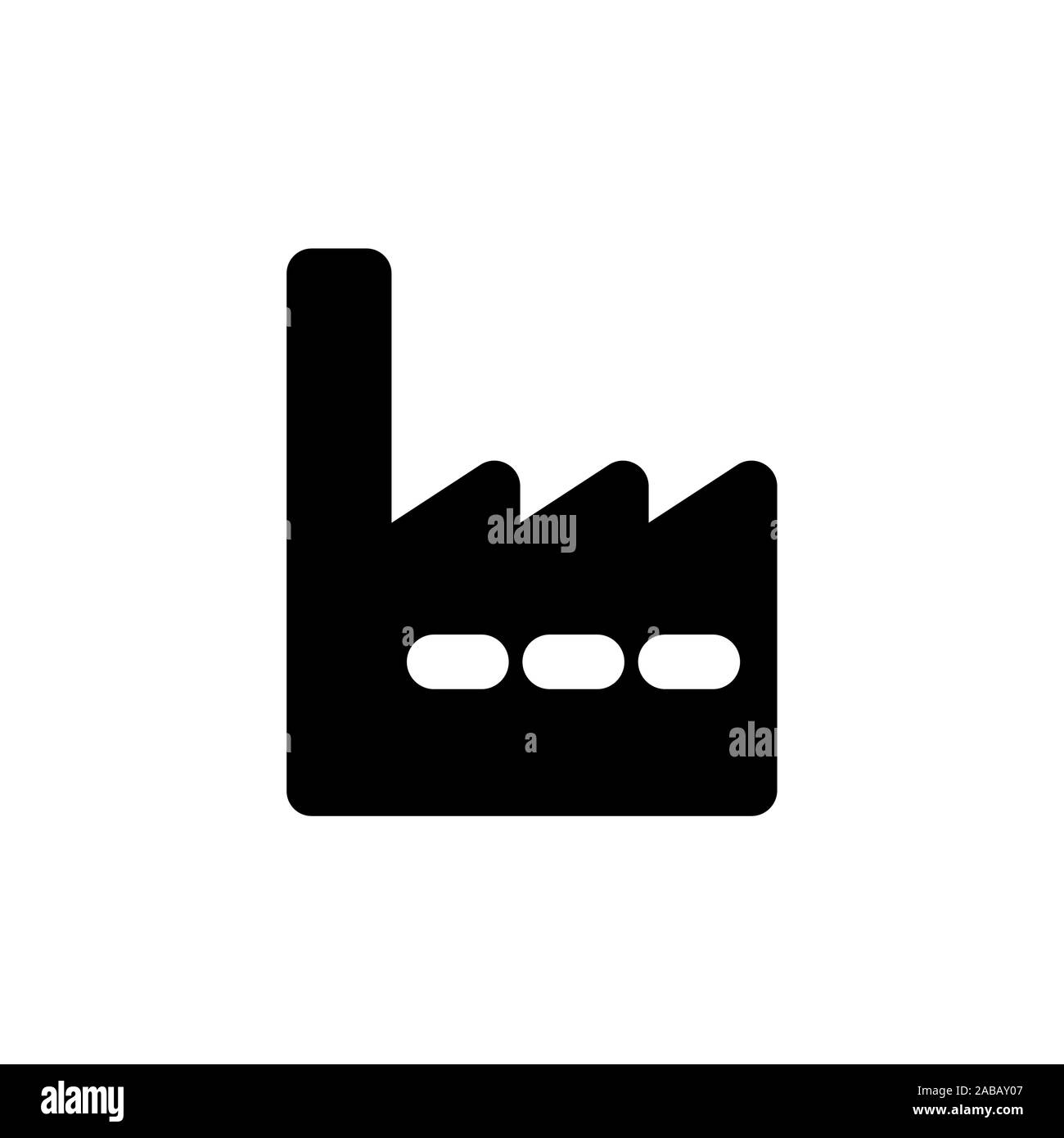 factory icon vector Stock Vector Image & Art - Alamy