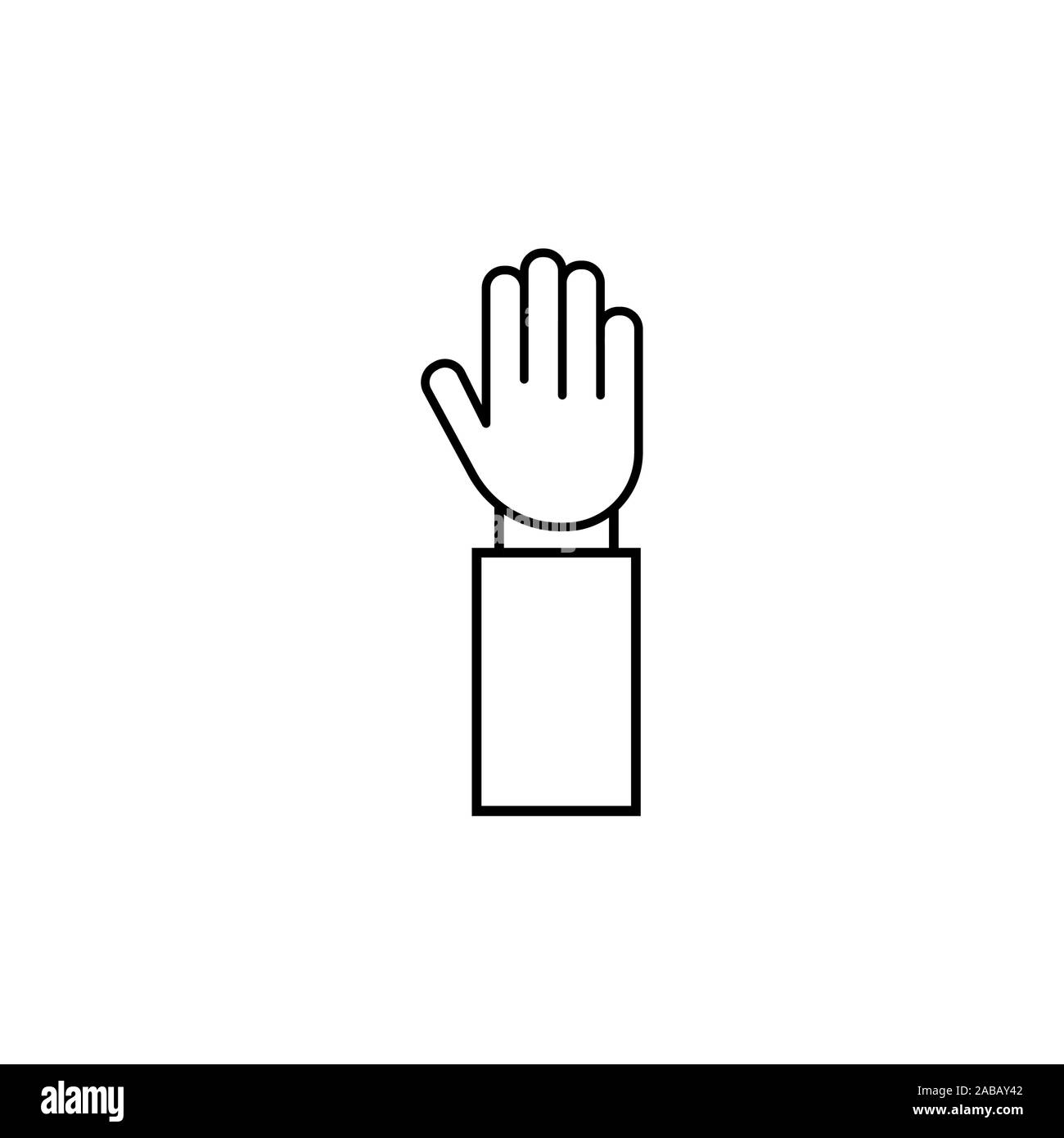 hand icon vector Stock Vector Image & Art - Alamy
