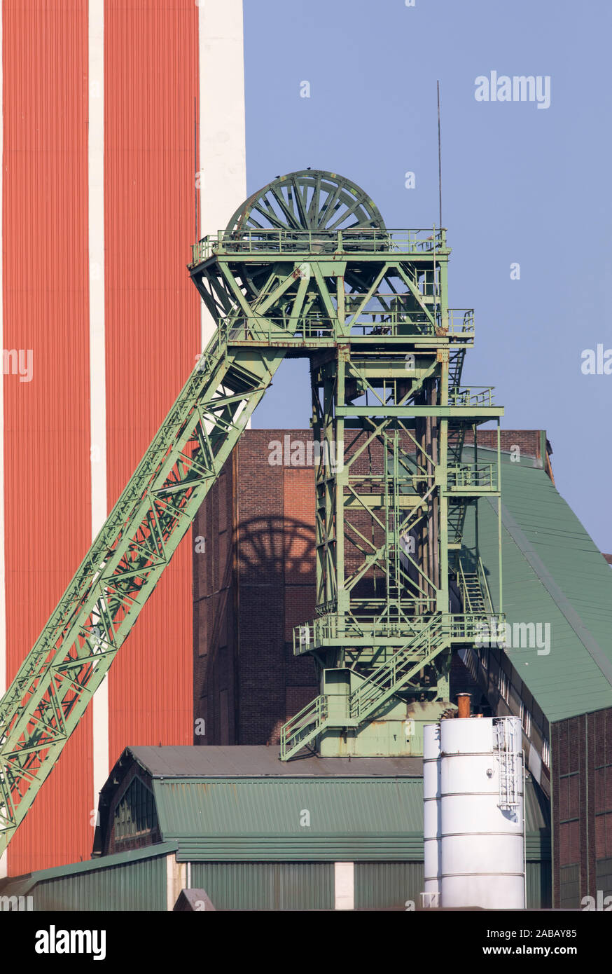 West Mine, Friedrich-Heinrich 1/2 Mine, in Kamp-Lintfort Stock Photo ...