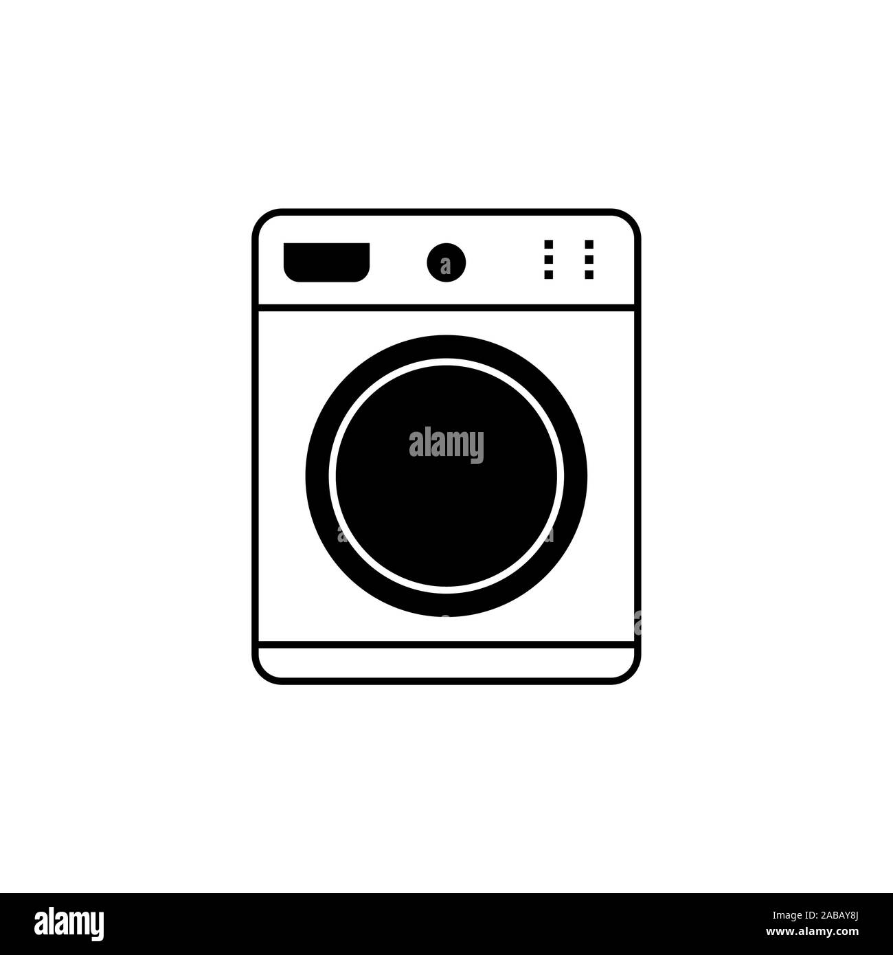 washing machine line icon Stock Vector Image & Art - Alamy