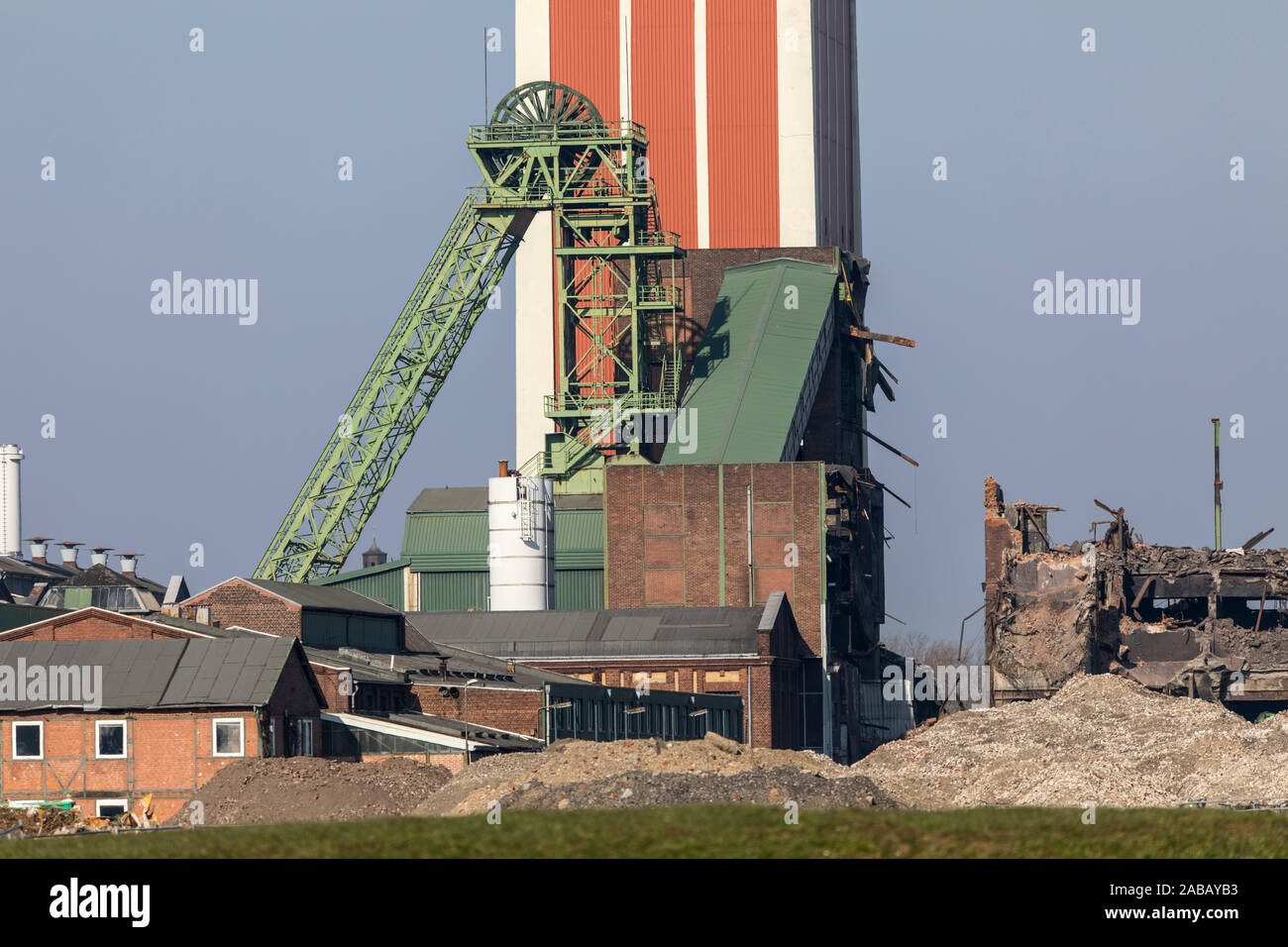 West Mine, Friedrich-Heinrich 1/2 Mine, in Kamp-Lintfort Stock Photo ...