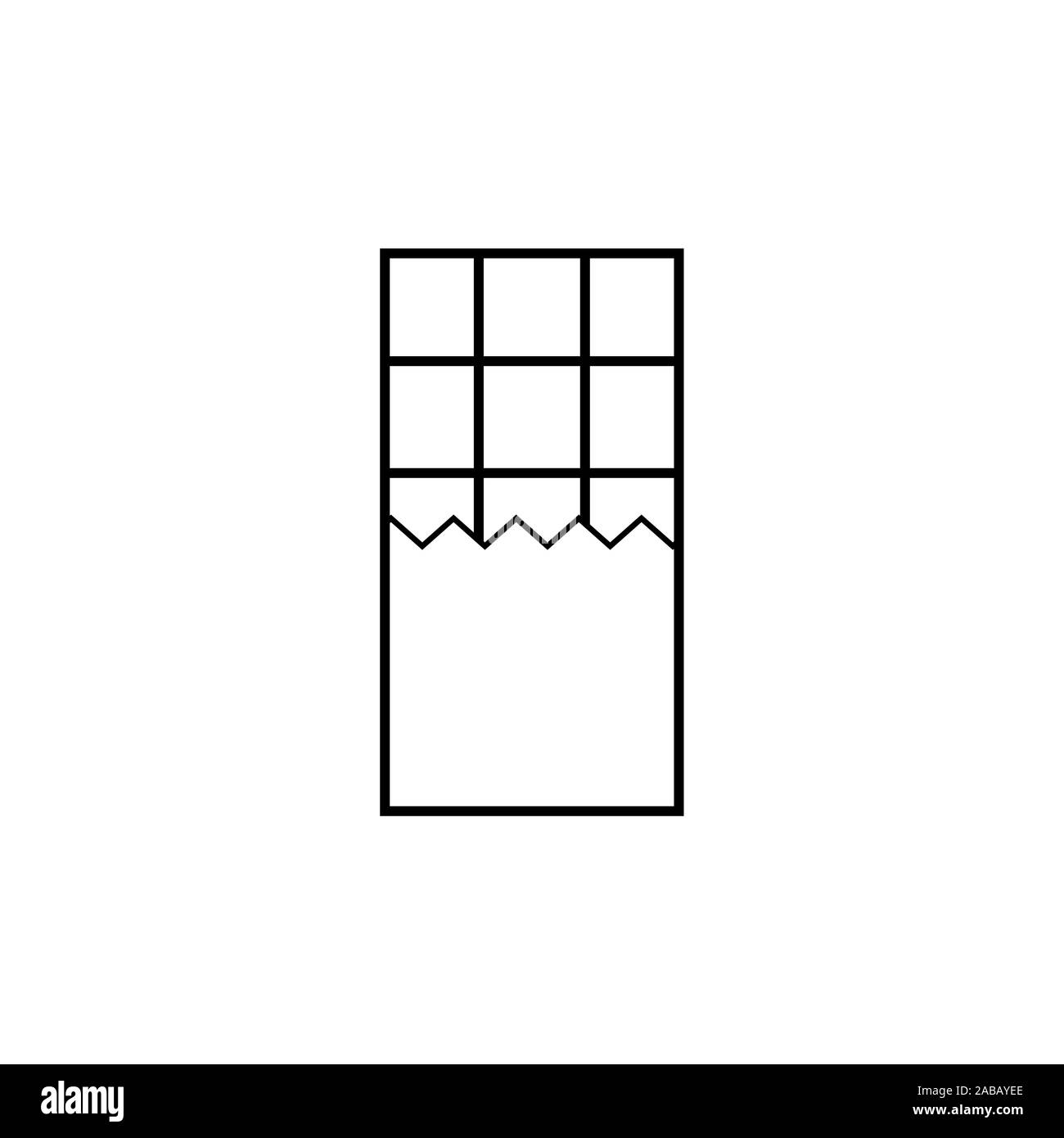 chocolate vector line icon Stock Vector Image & Art - Alamy