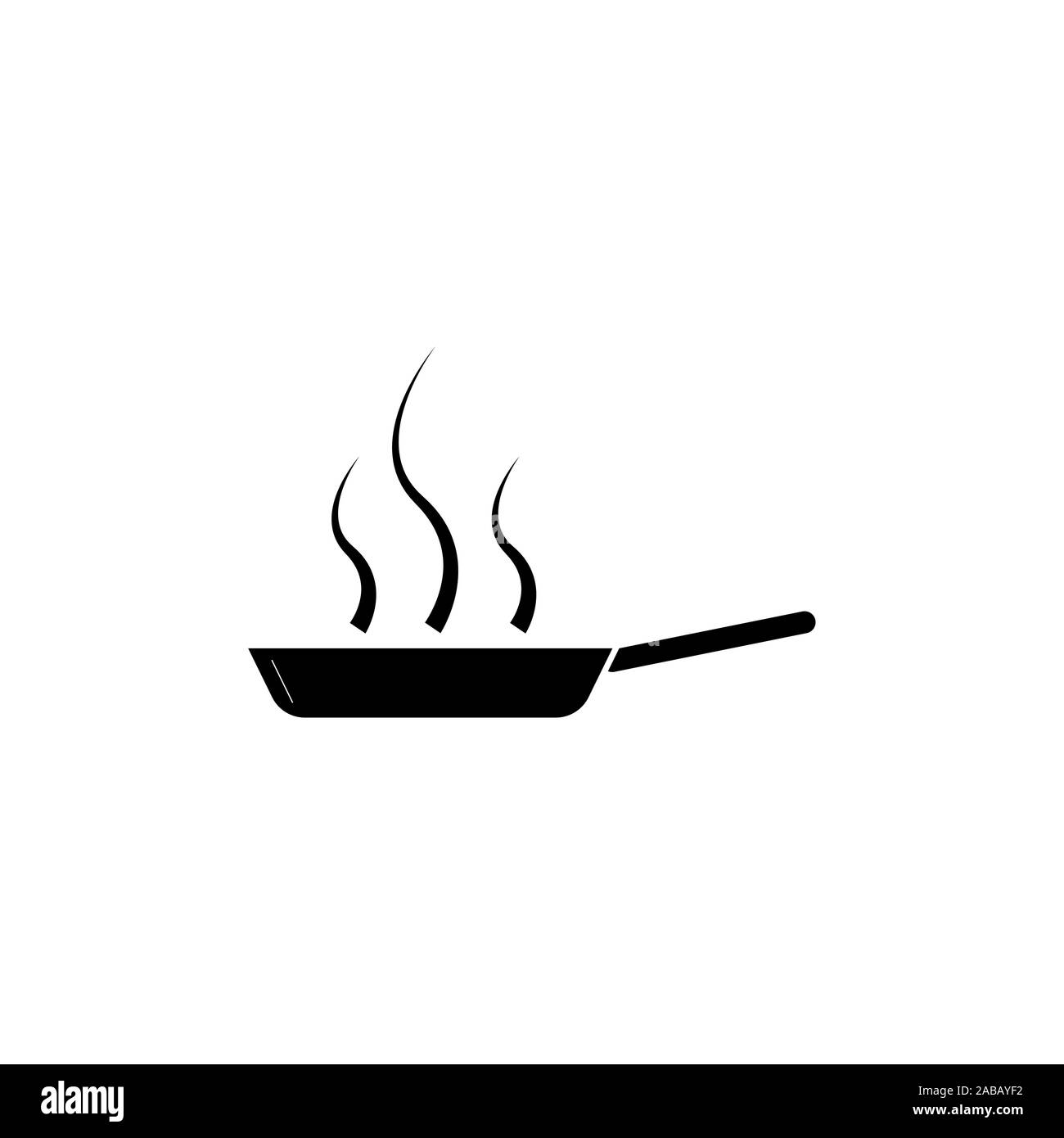 frying pan vector icon Stock Vector Image & Art - Alamy
