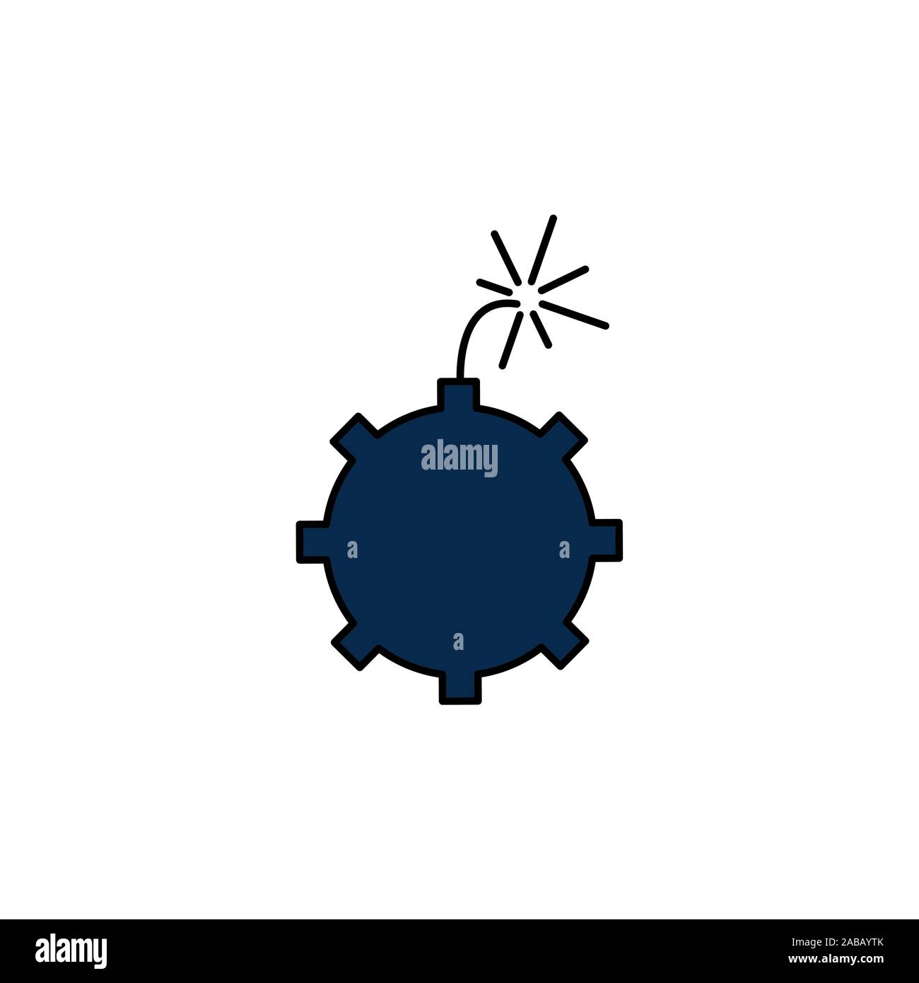 bomb vector color icon Stock Vector Image & Art - Alamy