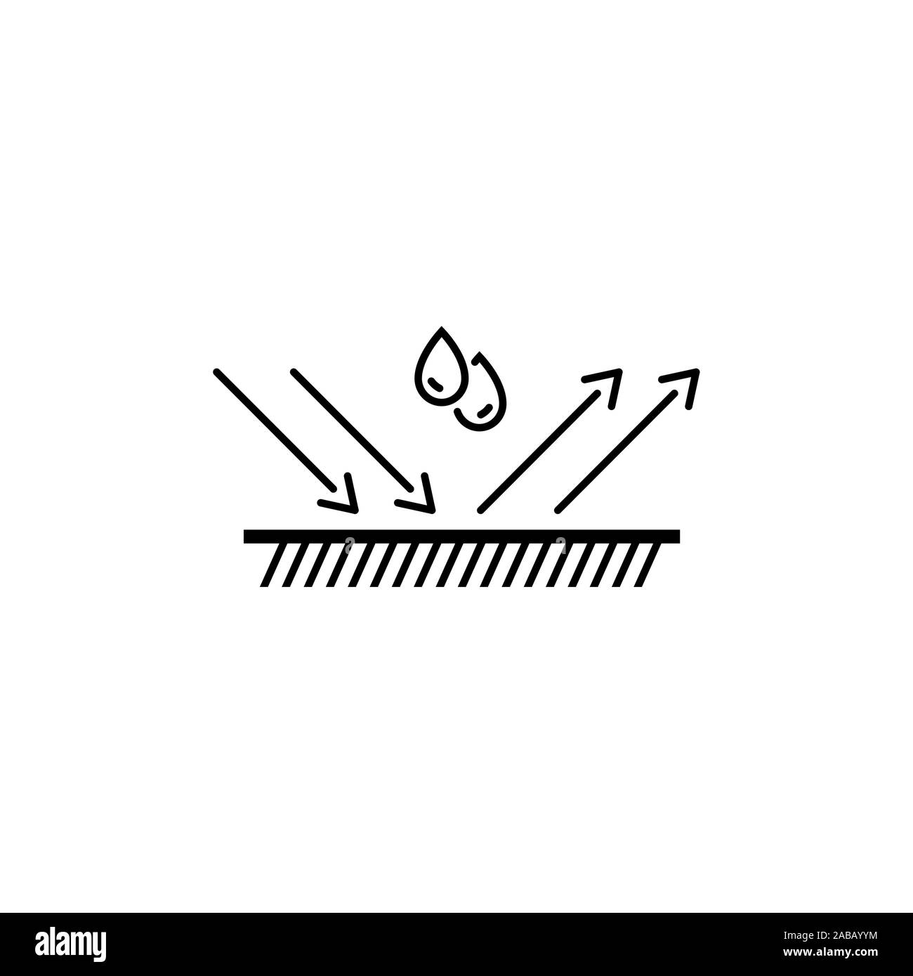 Waterproof drop icon protection Stock Vector Images - Alamy