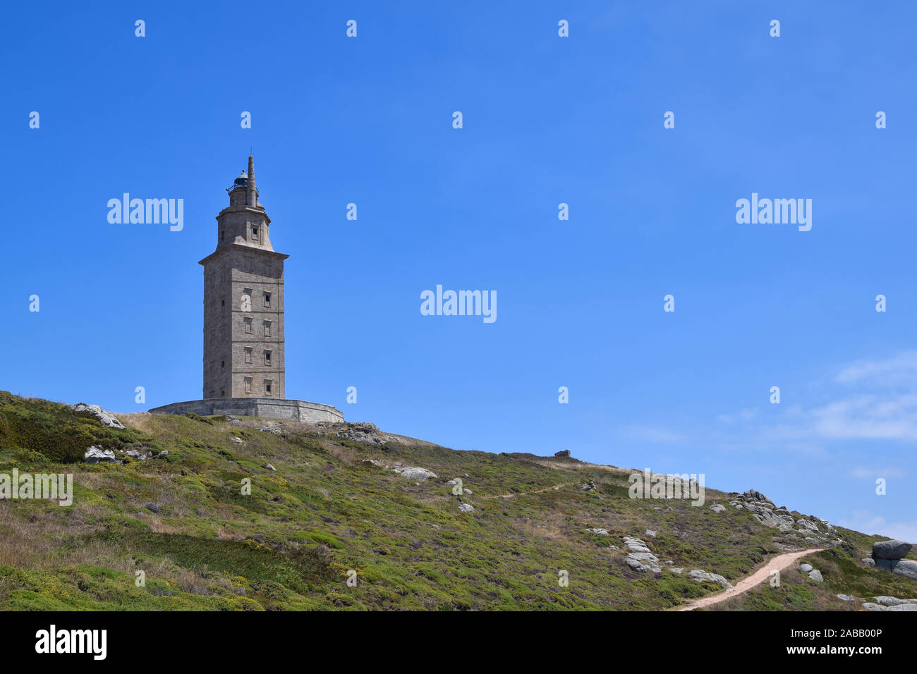 Hercules tower, A corunna.Tower of Hercules, is the oldest Roman ...
