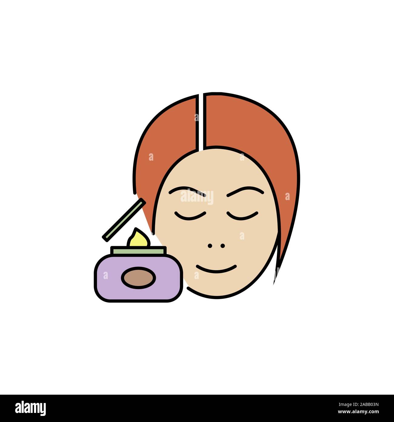 Clean face skin color Stock Vector Images - Alamy