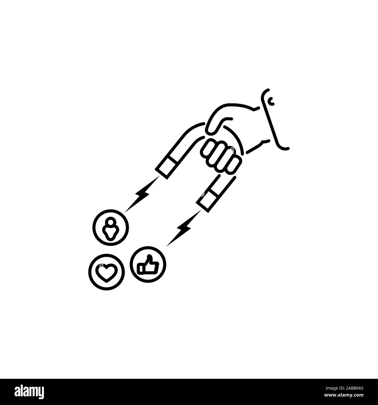 Social media strategy vector vectors Cut Out Stock Images & Pictures ...