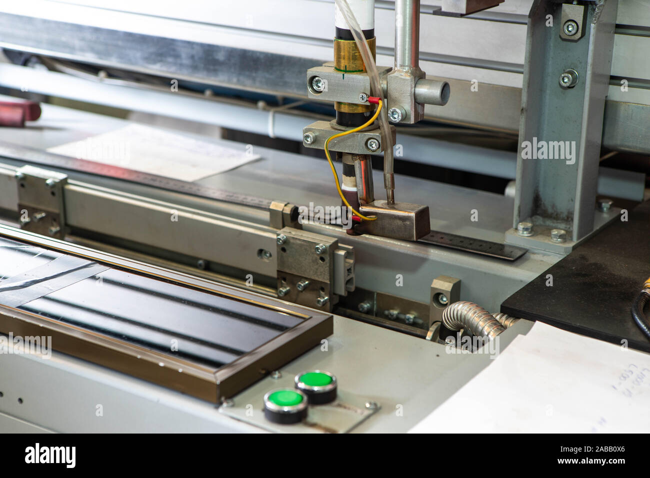 Equipment for welding metals in a protective inert gas environment ...