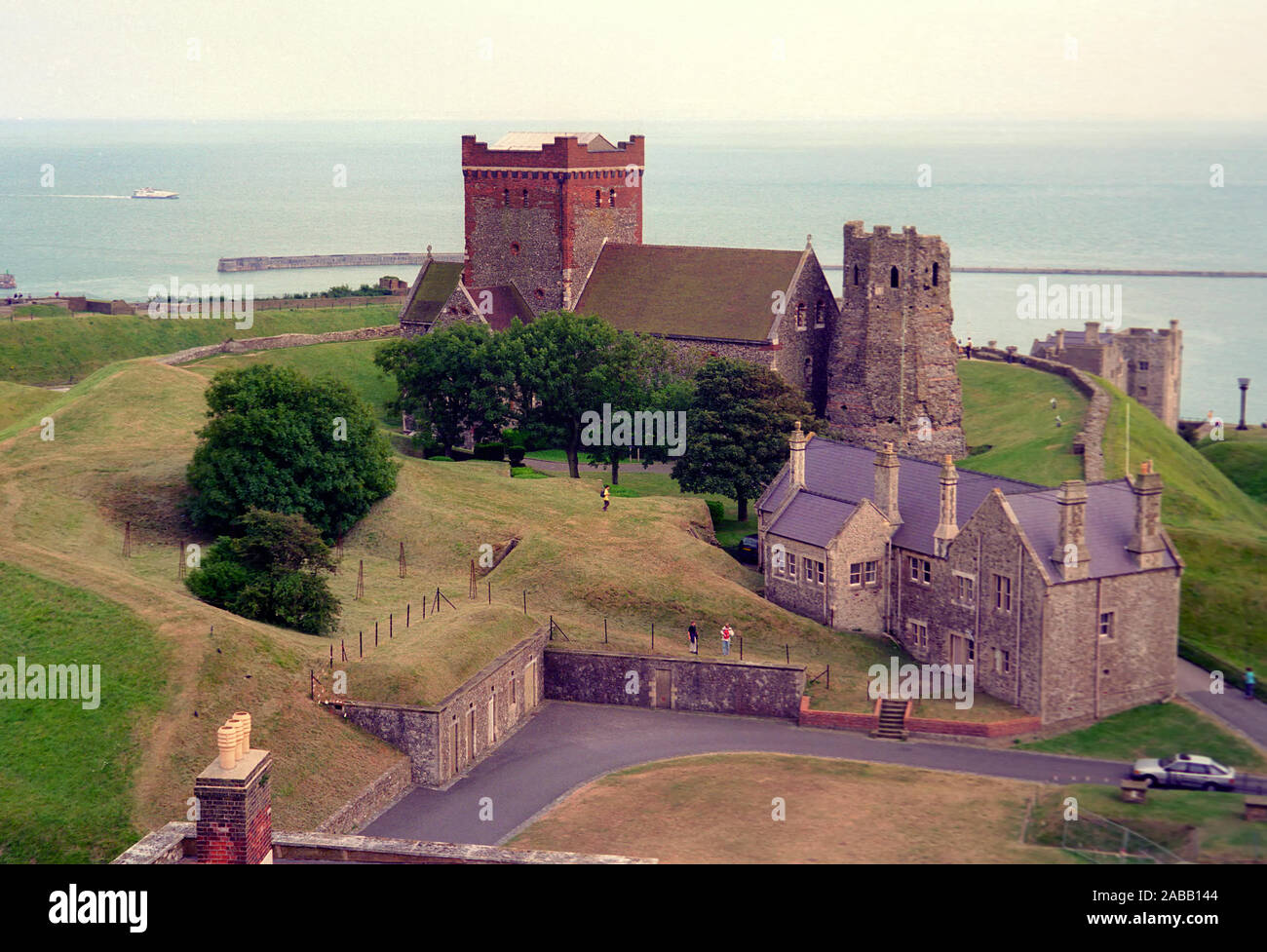 Coastal Church and landscape Stock Photo - Alamy
