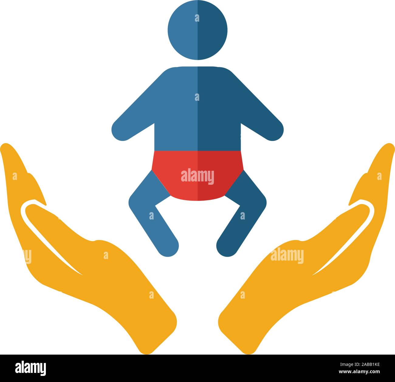 Child Insurance icon. Colored simple elements from insurance collection ...