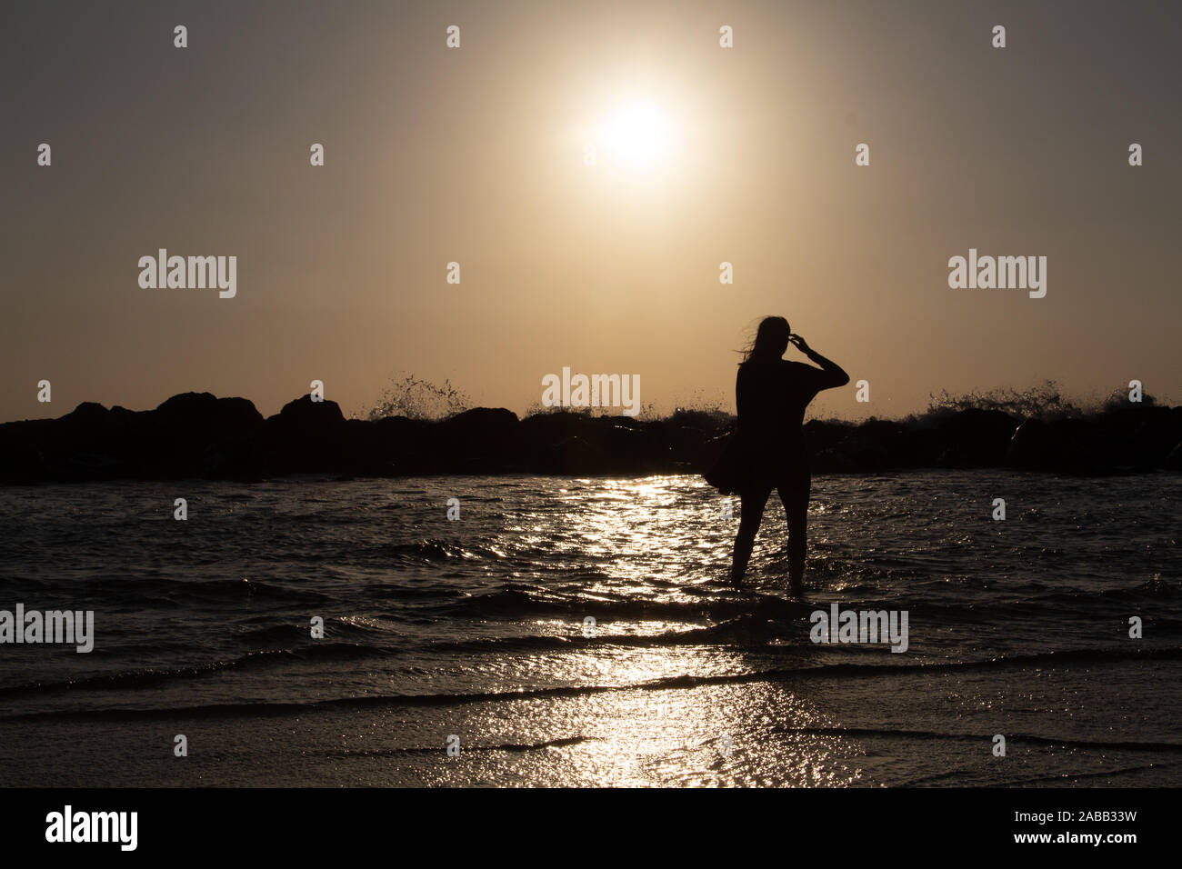 the sunset in different perspective and beauty of it in the colors of ...