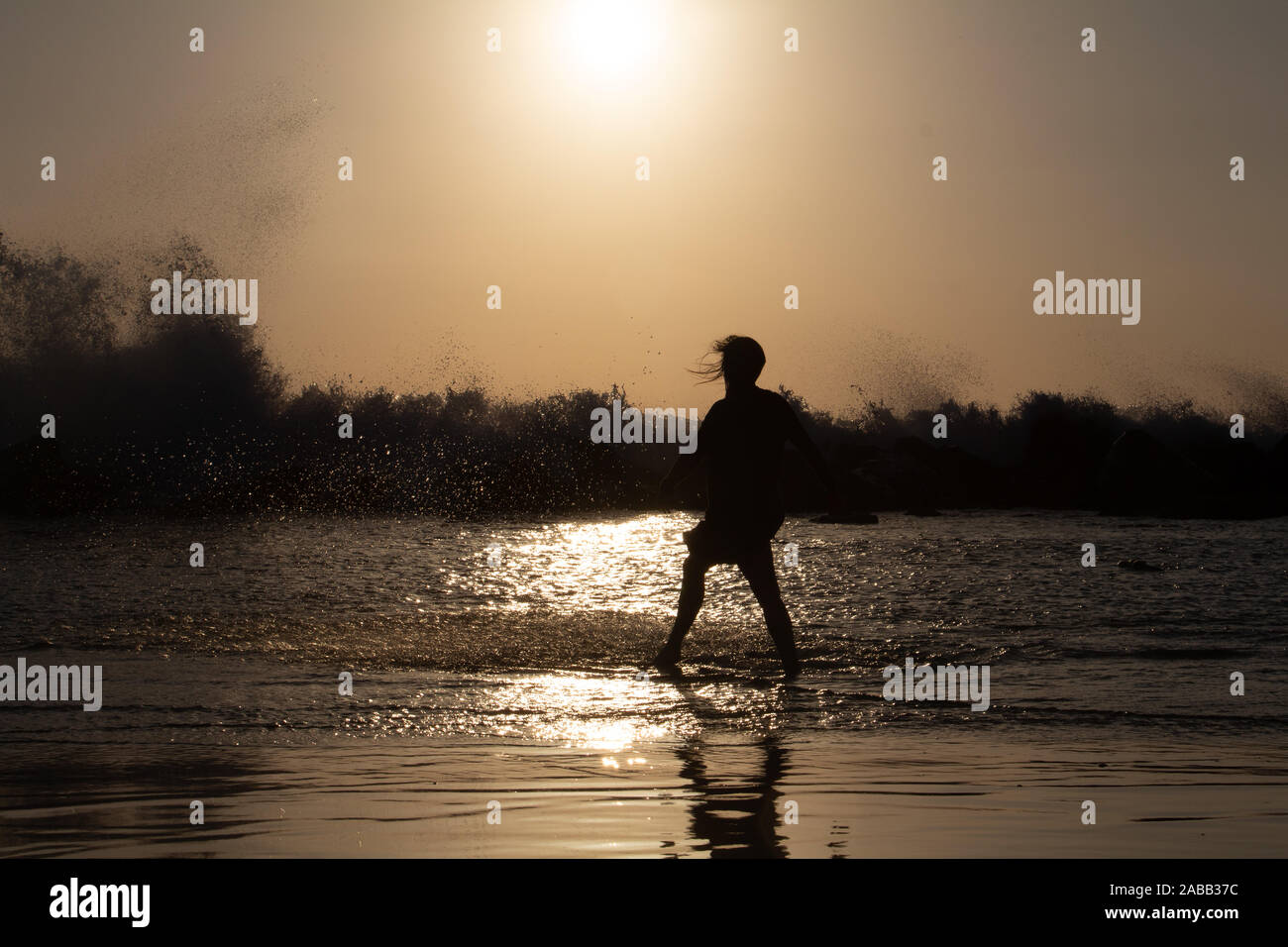 the sunset in different perspective and beauty of it in the colors of ...