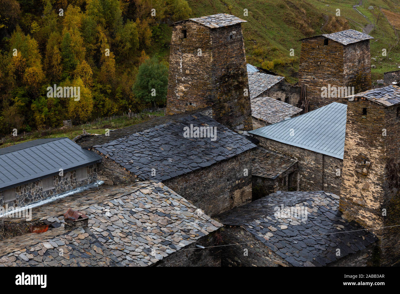 UNESCO enlisted defensive houses in historical village of Ushguli in ...