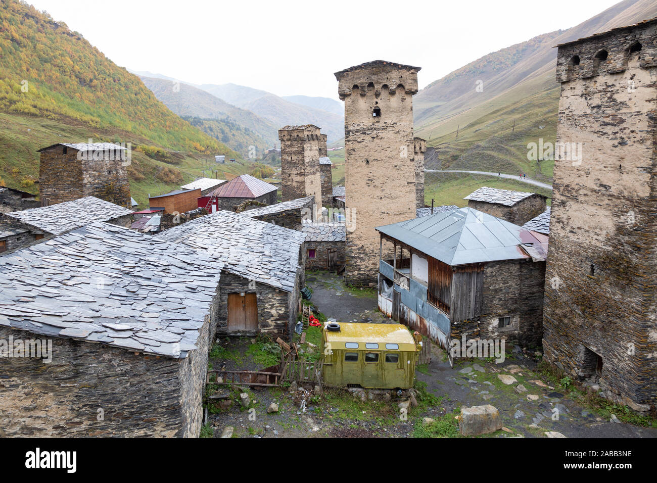 UNESCO enlisted defensive houses in historical village of Ushguli in ...