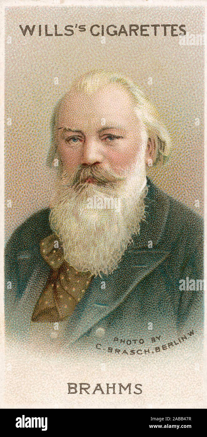 Johannes brahms 1833 1897 hi-res stock photography and images - Alamy