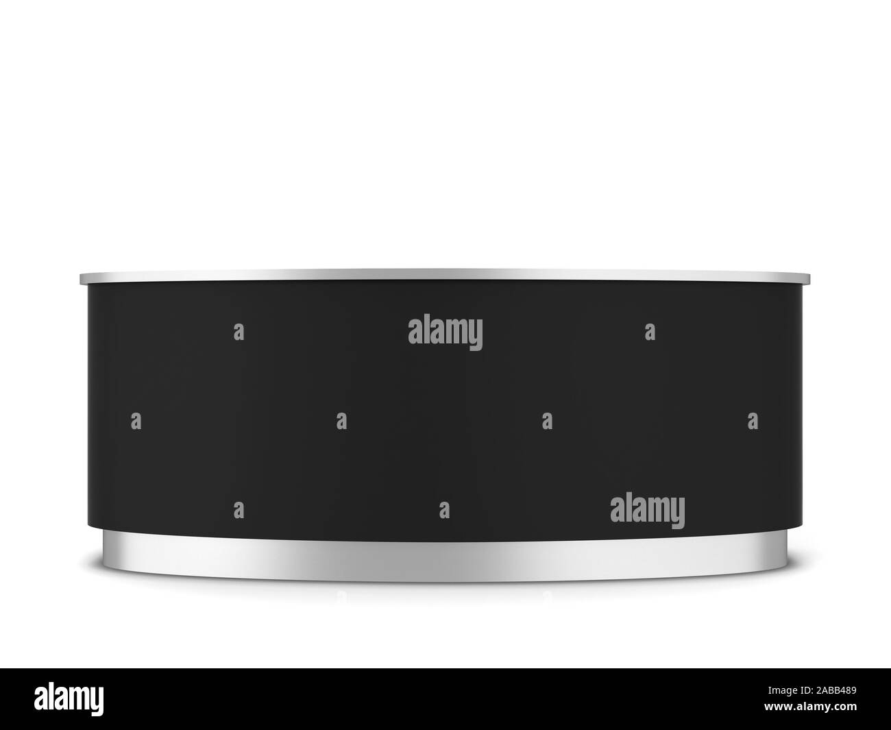 Blank counter. 3d illustration isolated on white background Stock Photo ...