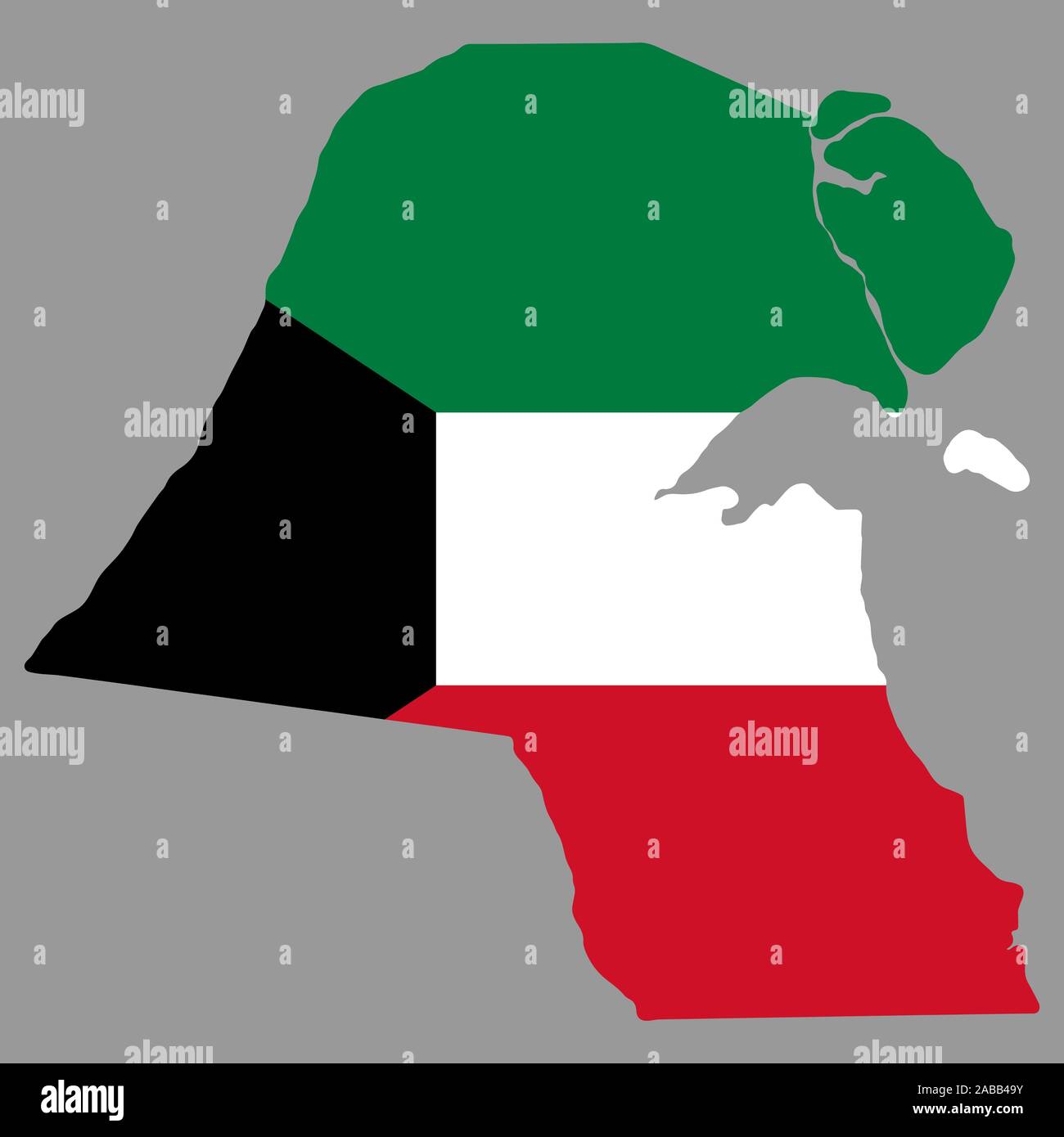 Map Kuwait Flag Vector illustration Eps 10 Stock Vector Image & Art - Alamy