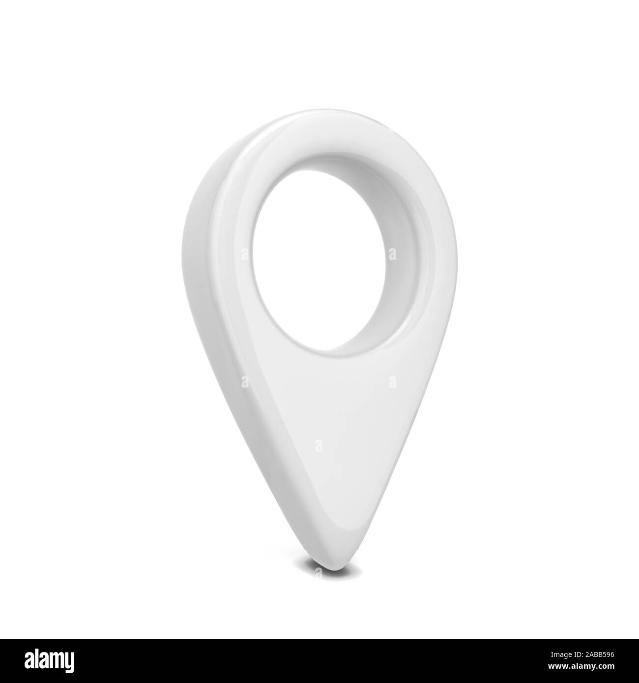 Map pointer. 3d illustration isolated on white background Stock Photo ...