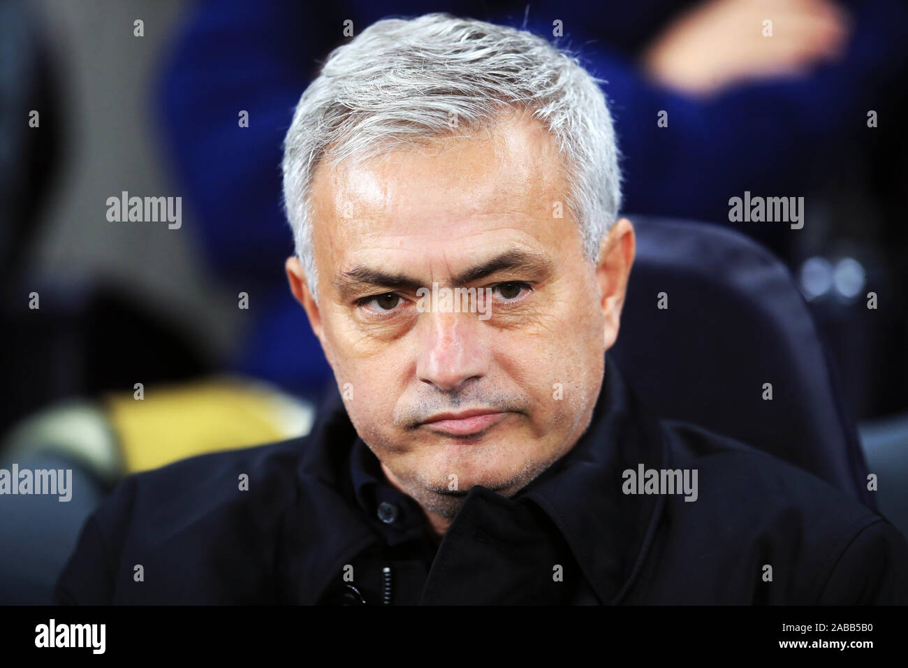 Tottenham Hotspur manager Jose Mourinho during the UEFA Champions ...