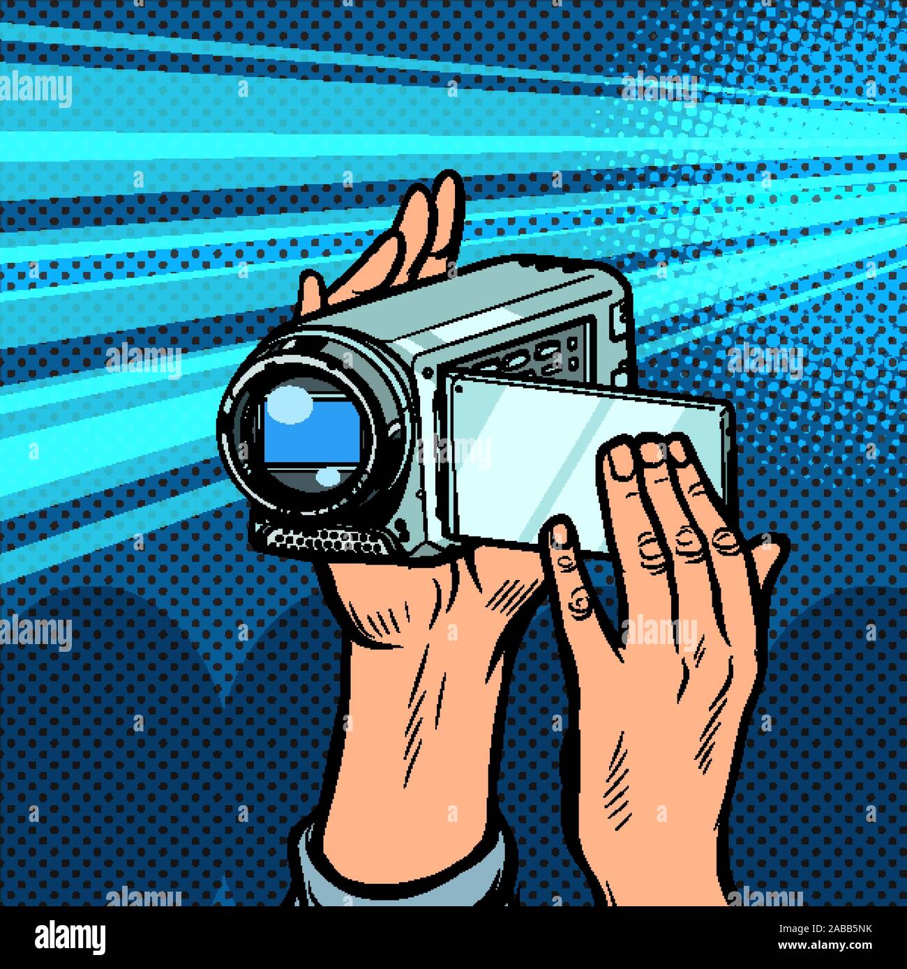 Cartoon movie camera hi-res stock photography and images - Alamy