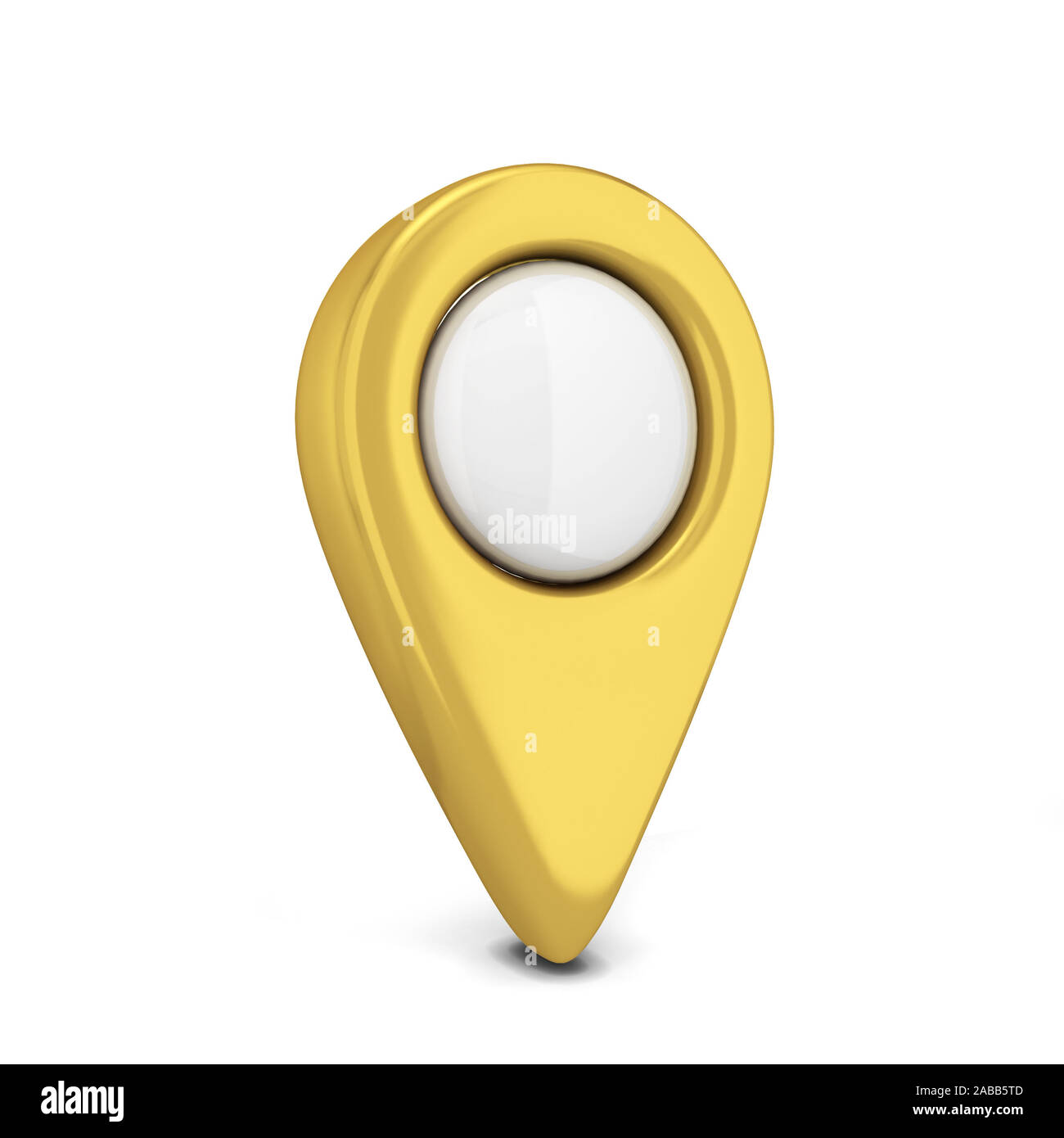 Map pointer. 3d illustration isolated on white background Stock Photo ...
