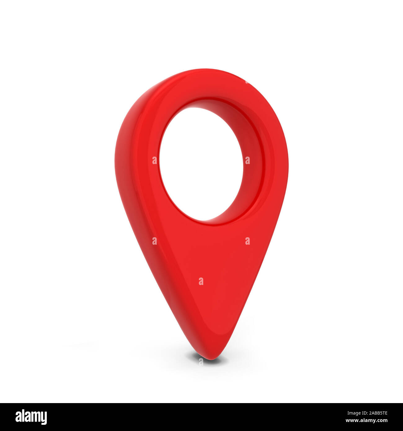 Map pointer. 3d illustration isolated on white background Stock Photo ...